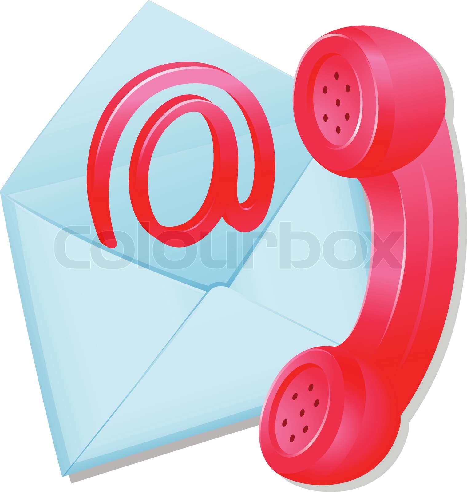 Kontakt | Stock-Vektor | Colourbox