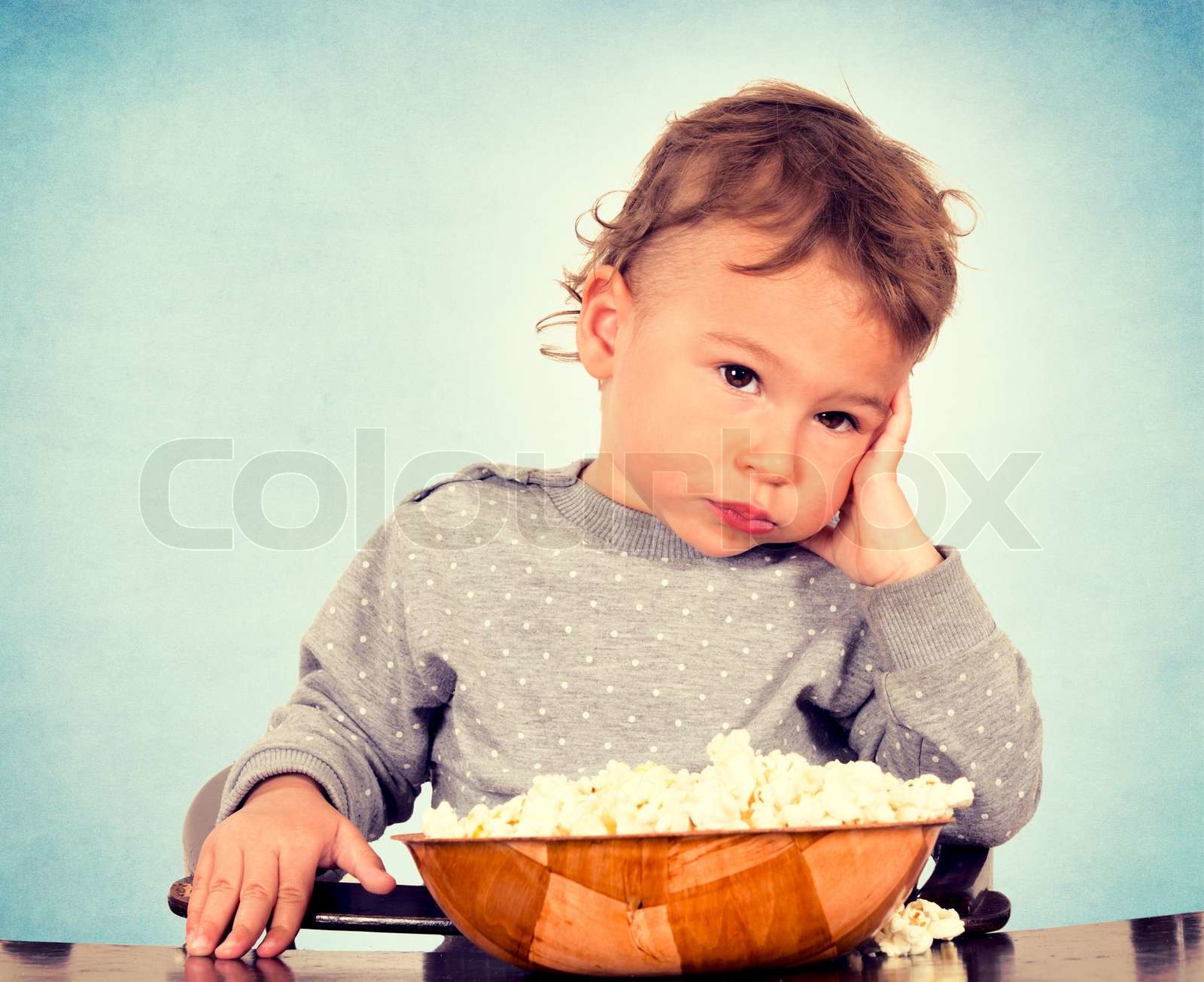 Worried child | Stock image | Colourbox