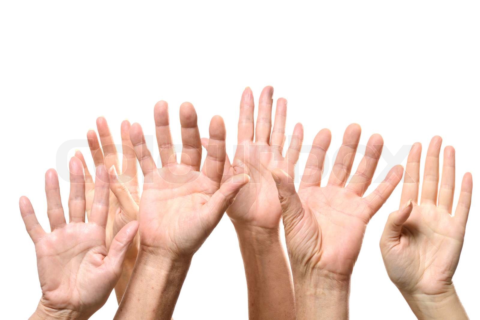 Open Hand signs | Stock image | Colourbox