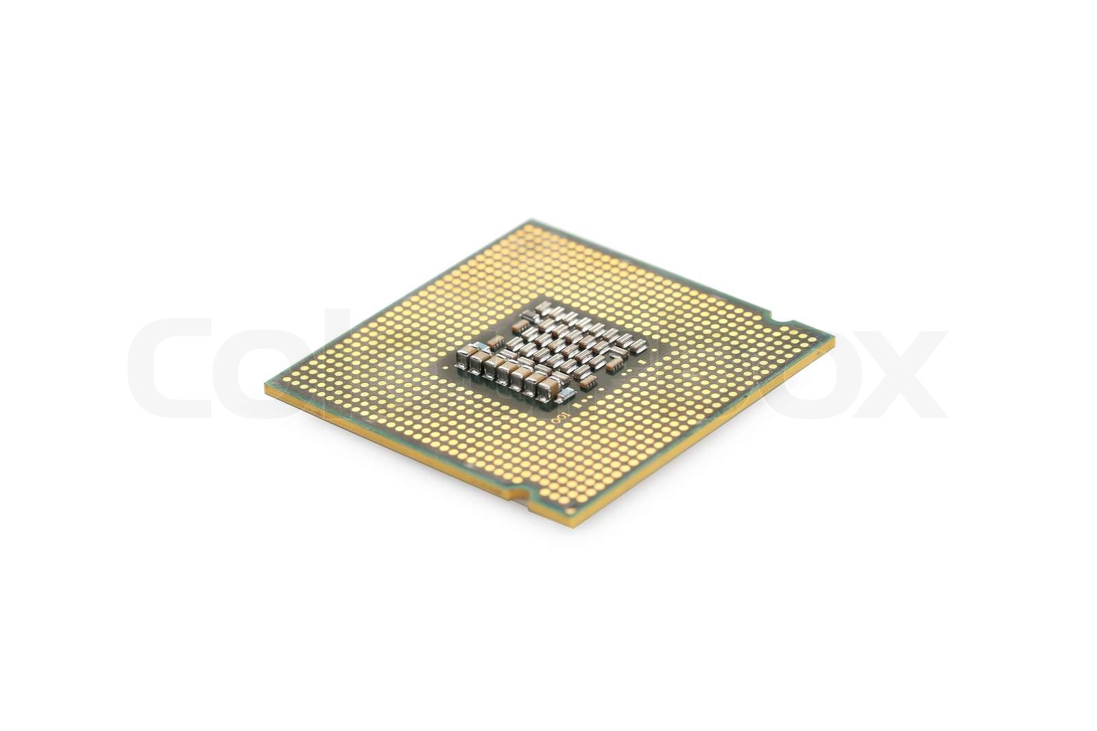 Makro eines Computers Prozessor Details. | Stock Bild | Colourbox