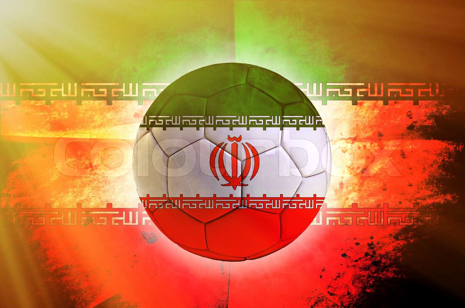 Iran ball | Stock image | Colourbox
