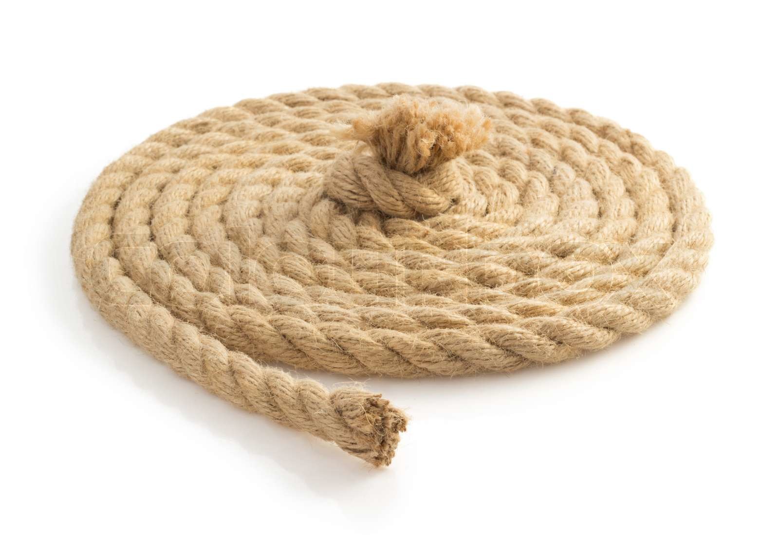 ship ropes on white | Stock image | Colourbox