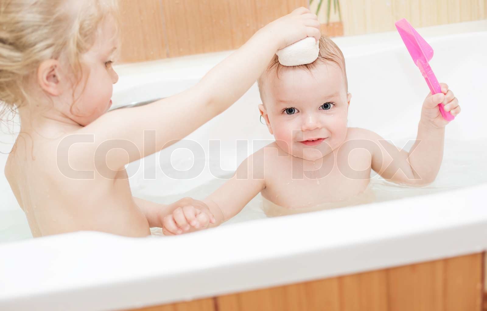 Meine lieben Kinder, Baden | Stock Bild | Colourbox