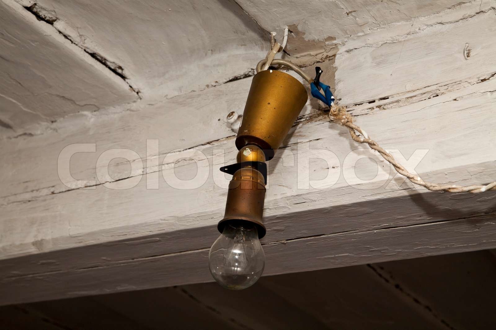 old incandescent light bulb | Stock image | Colourbox
