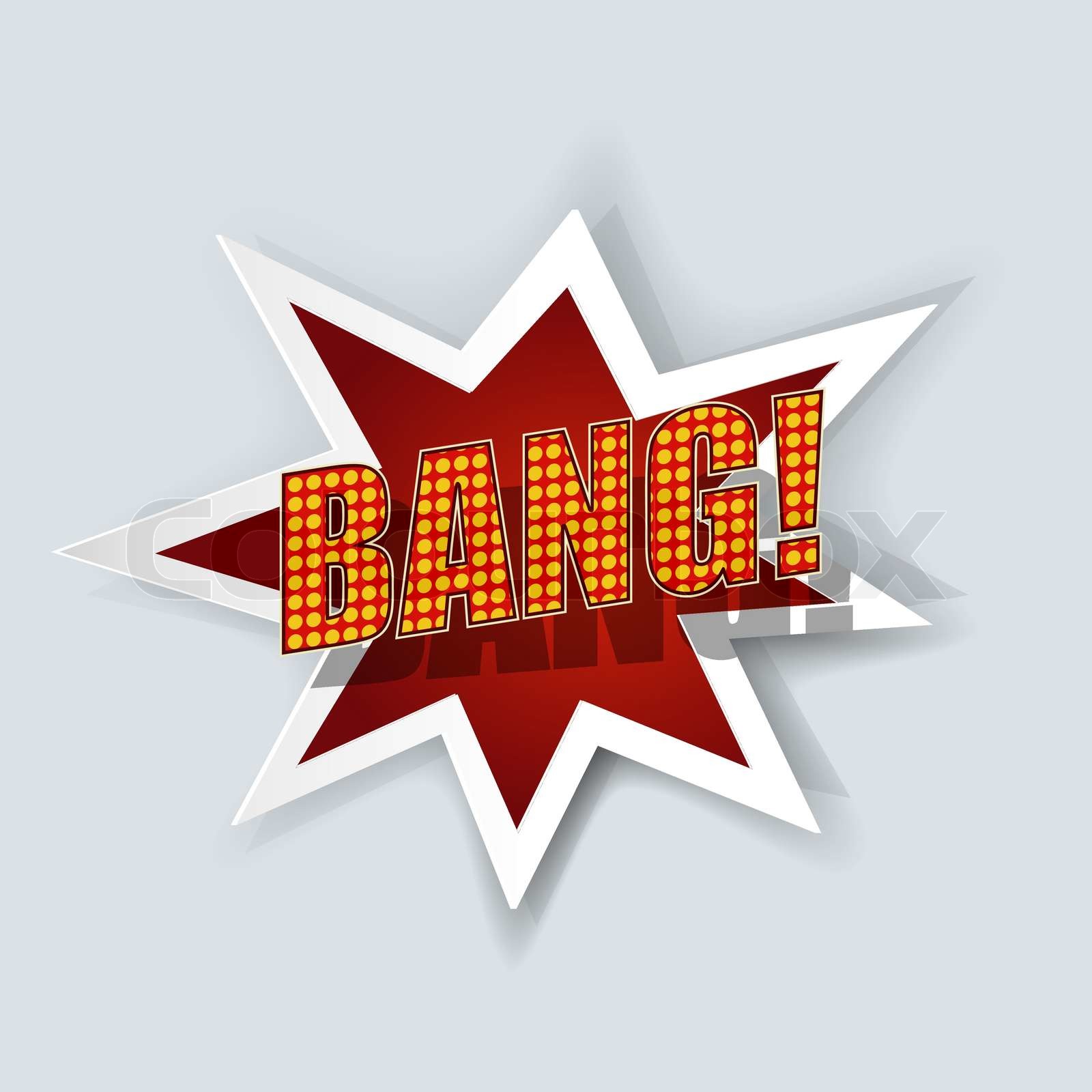 Cartoon bang | Stock vector | Colourbox