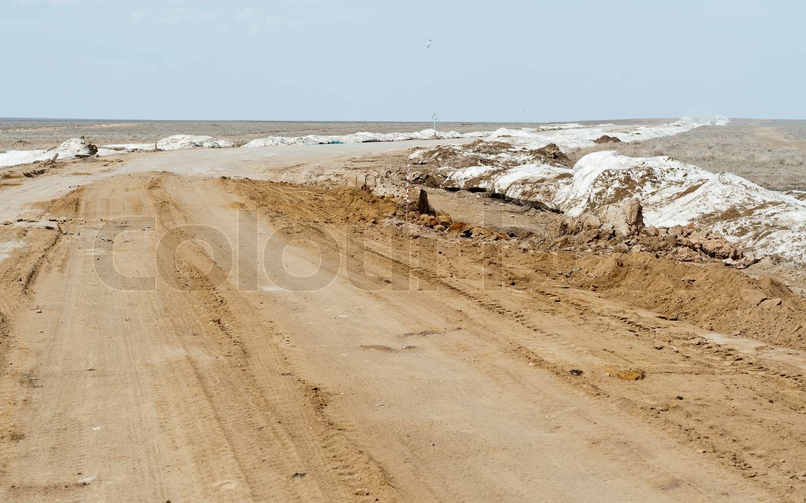 destroyed road | Stock image | Colourbox
