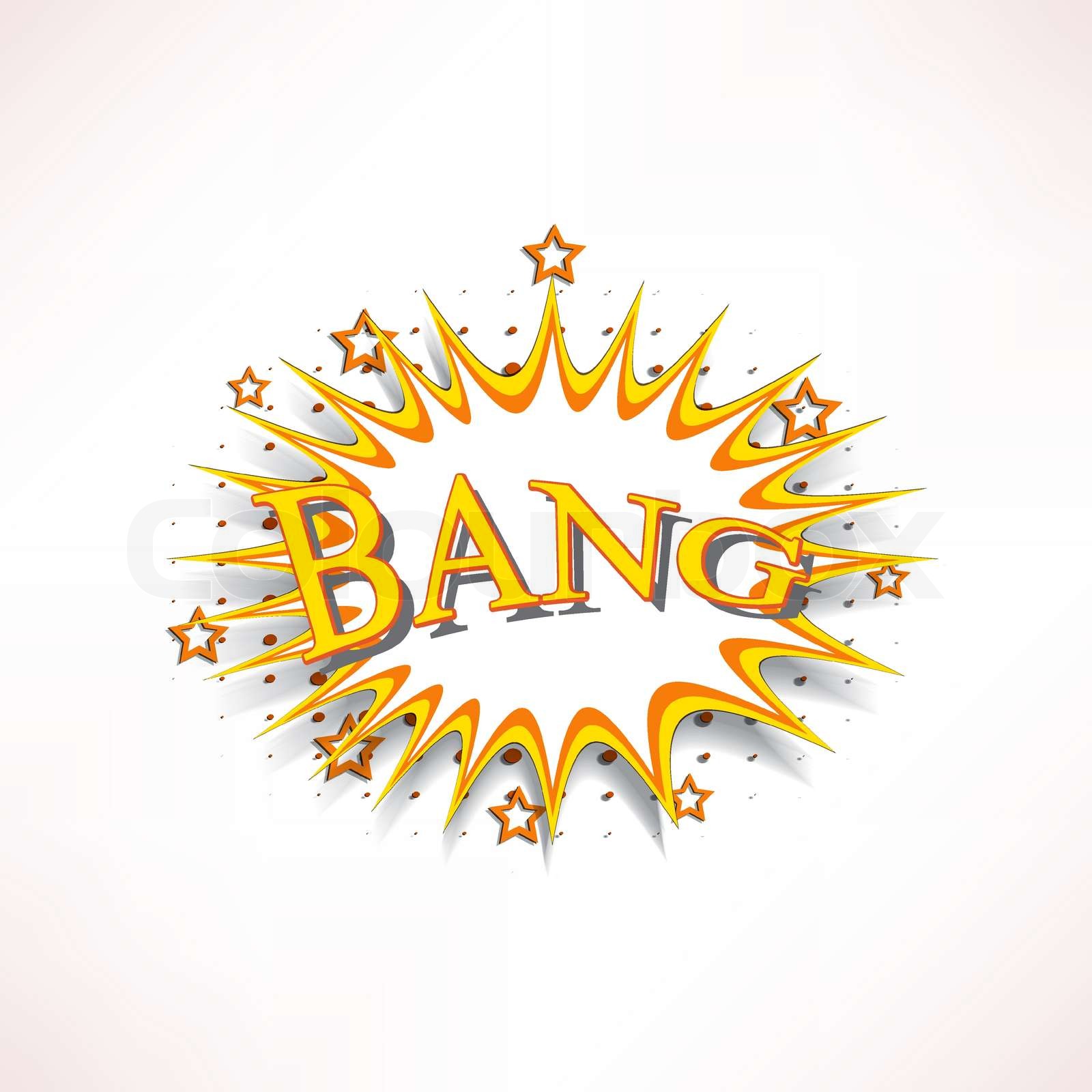 Comic book explosion. | Stock vector | Colourbox