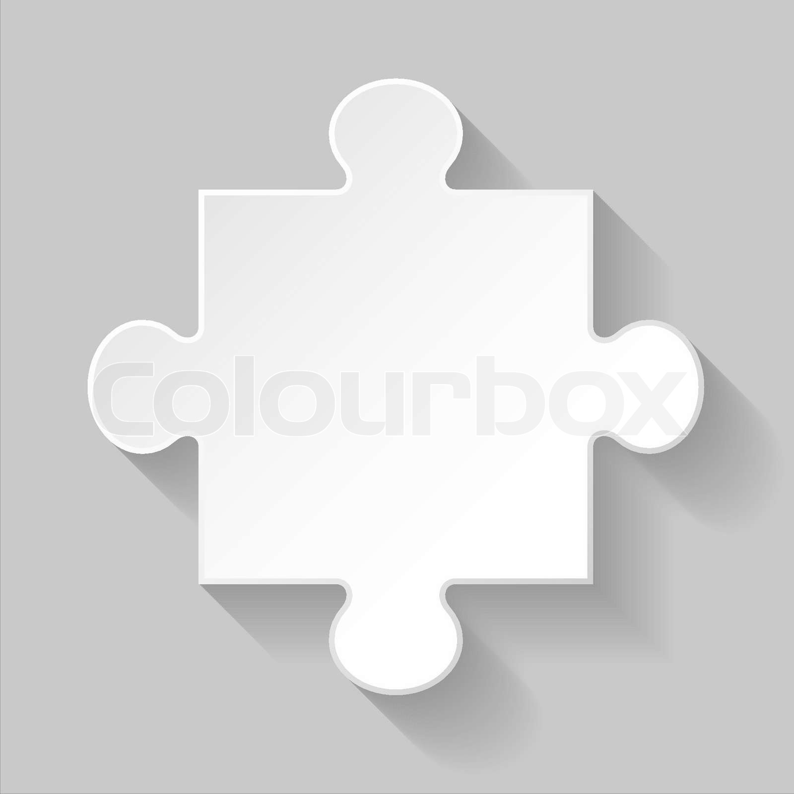 Puzzle piece | Stock vector | Colourbox