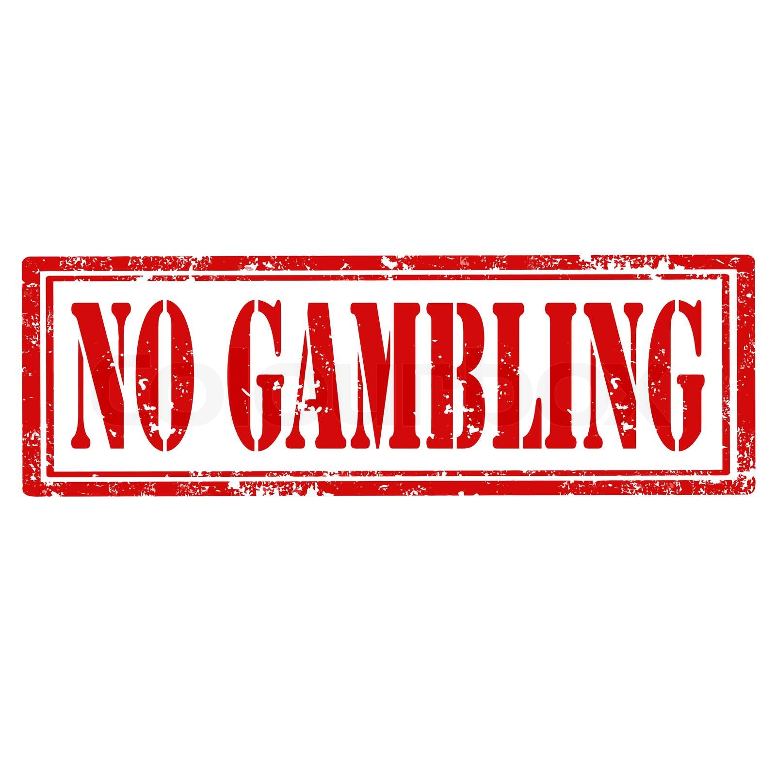 No Gambling-stamp | Stock vector | Colourbox