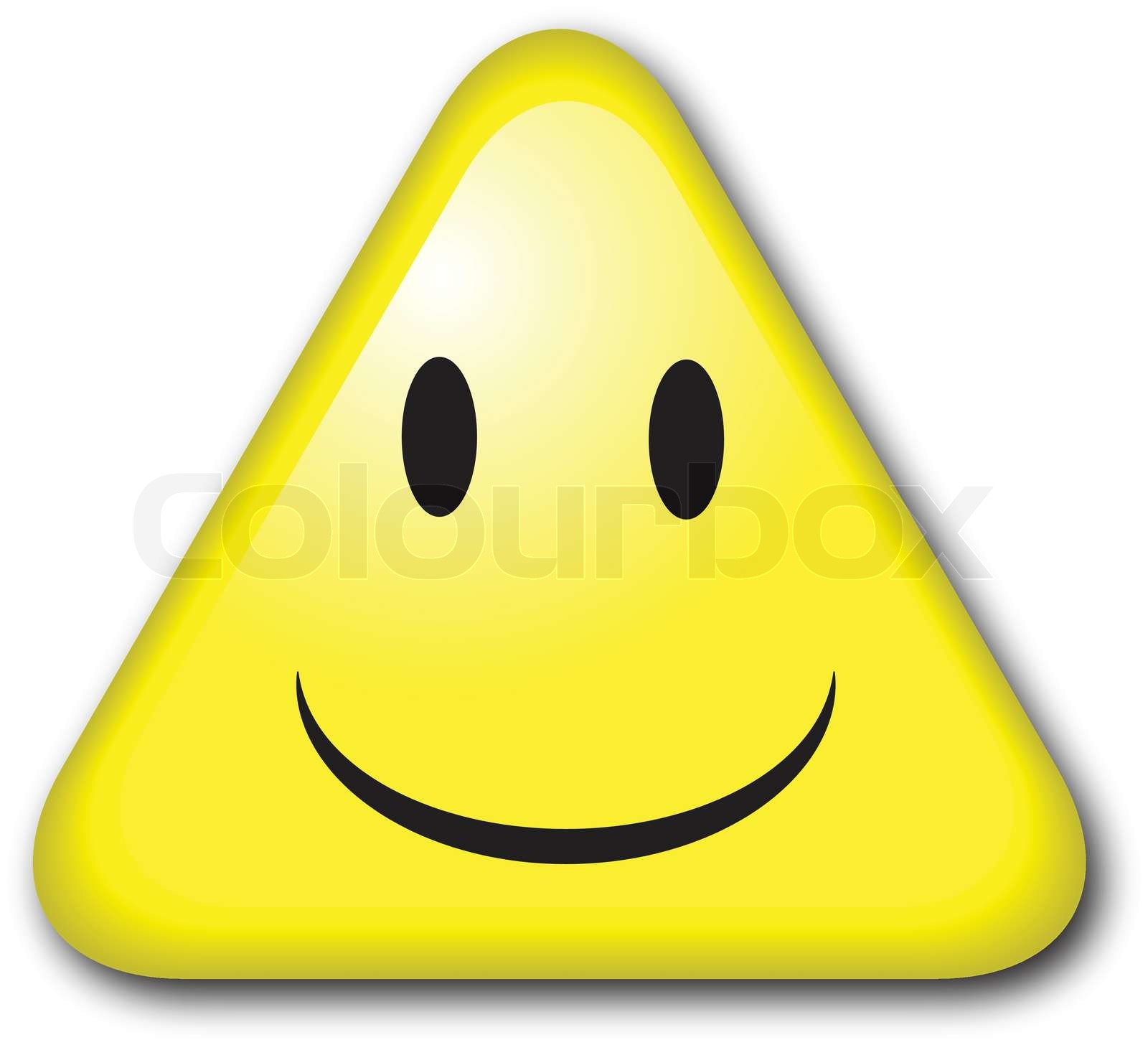 SMILE TRIANGLE | Stock vector | Colourbox