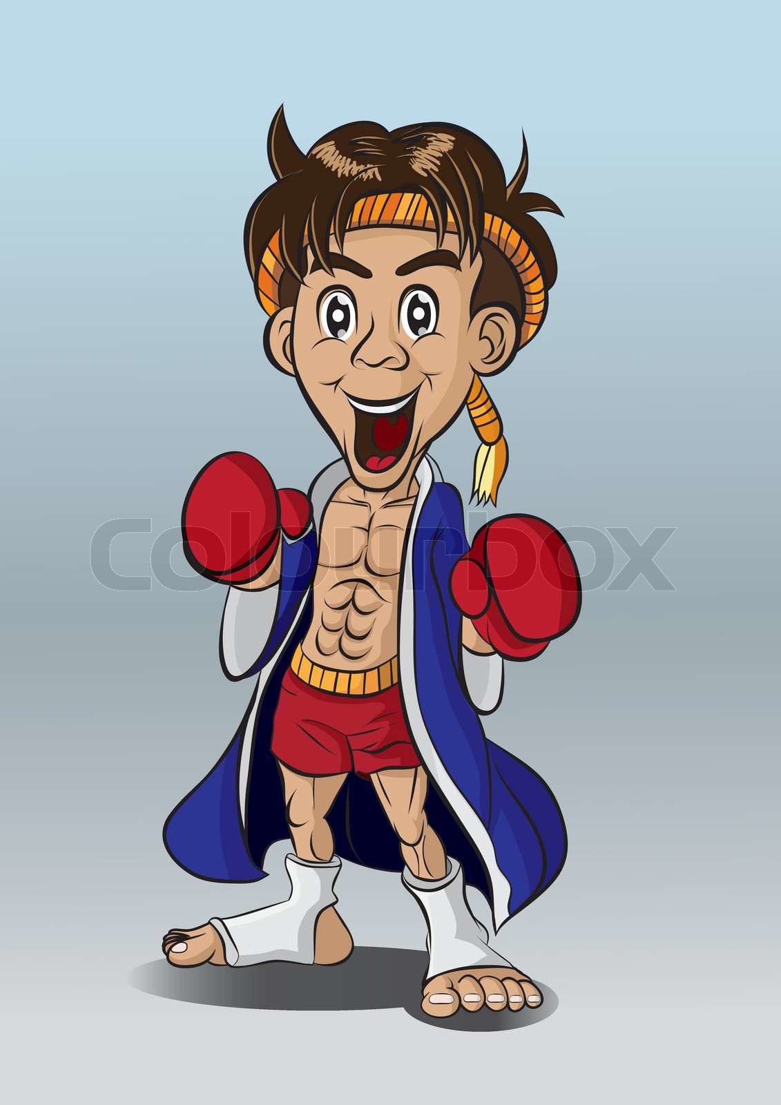 Thai boxing Muay Thai | Stock vector | Colourbox