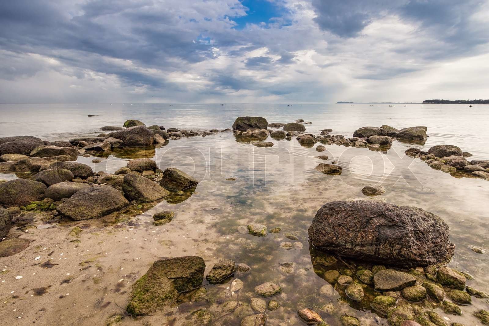 baltiske, overskyet, vand | Stock foto | Colourbox