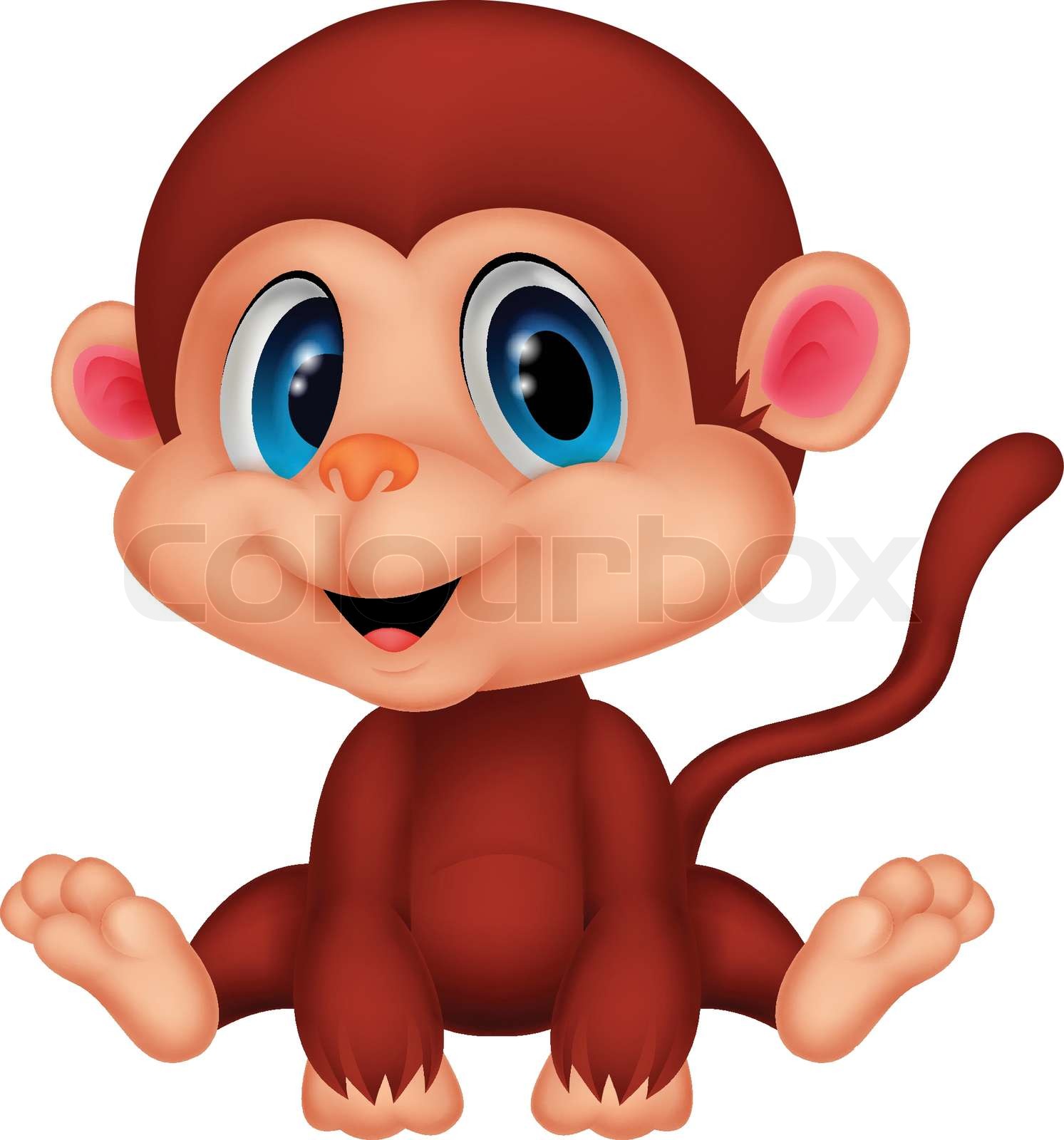 Baby Boy Monkey Clip Art Free