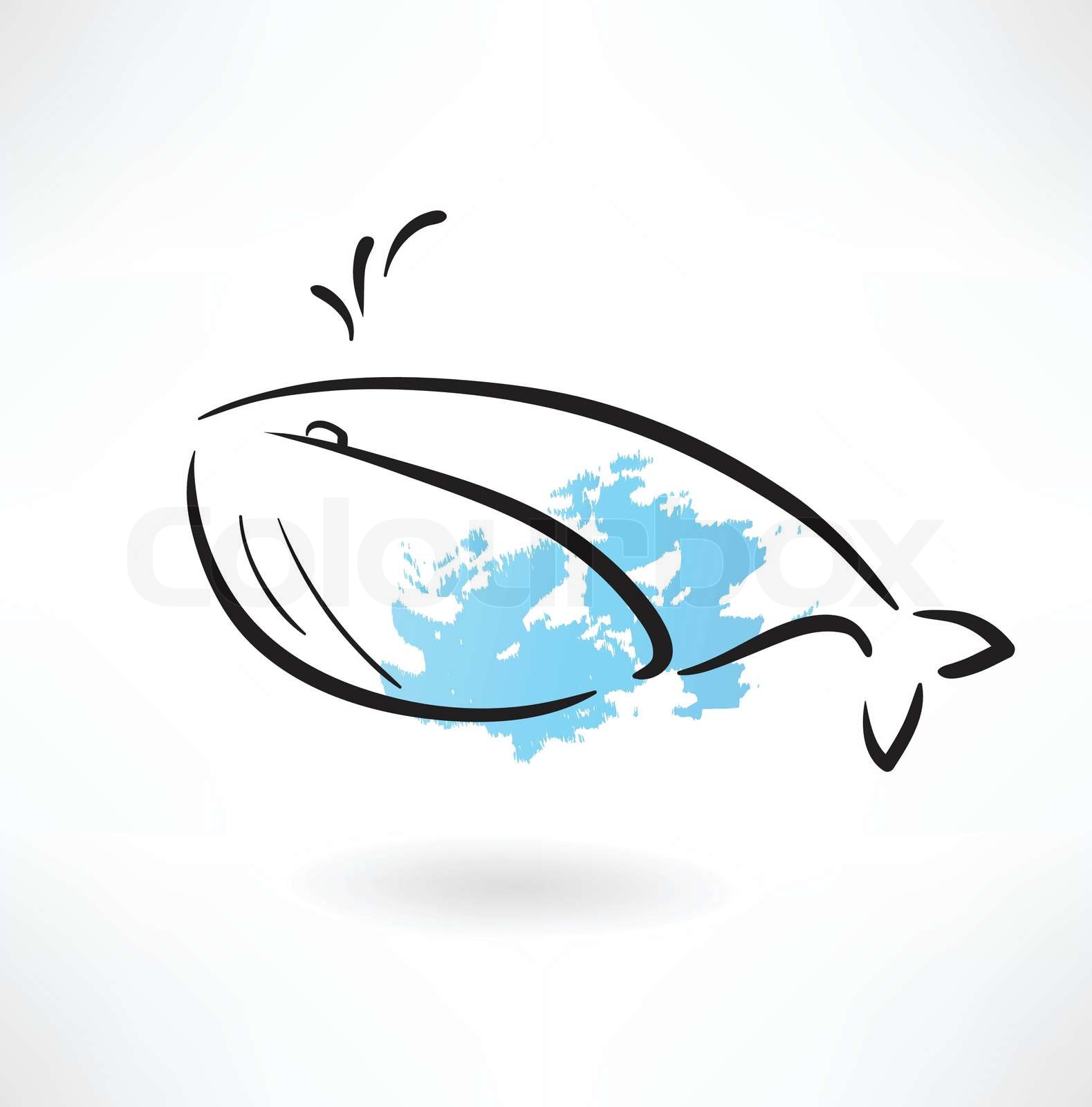 Wal-Symbol | Stock-Vektor | Colourbox