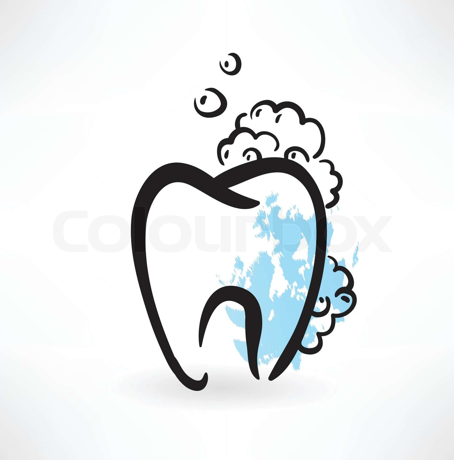 anatomie, symbol, backenzahn | Stock-Vektor | Colourbox