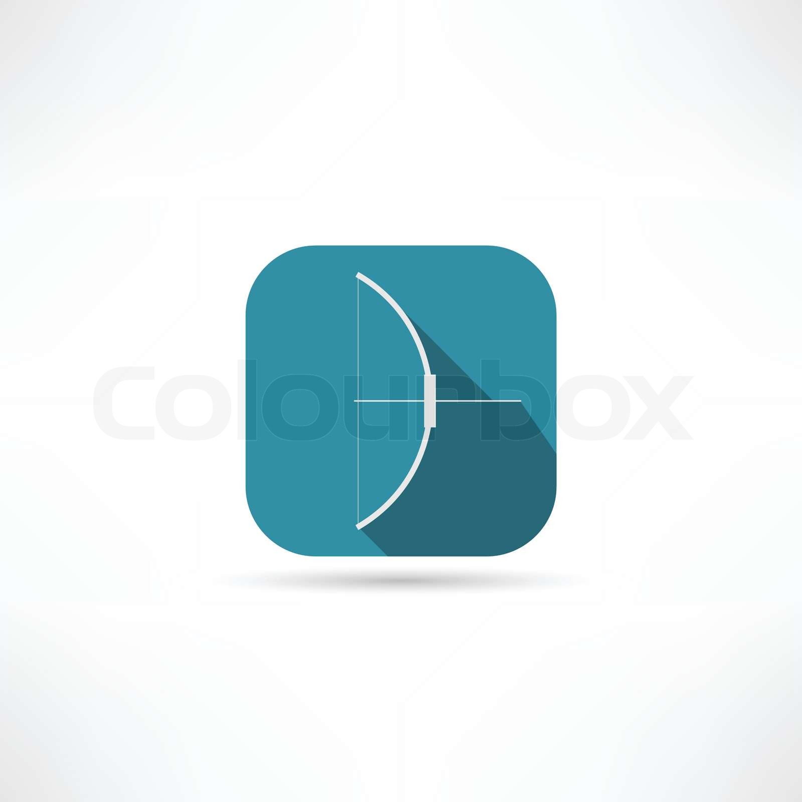 bow weapon icon | Stock vector | Colourbox