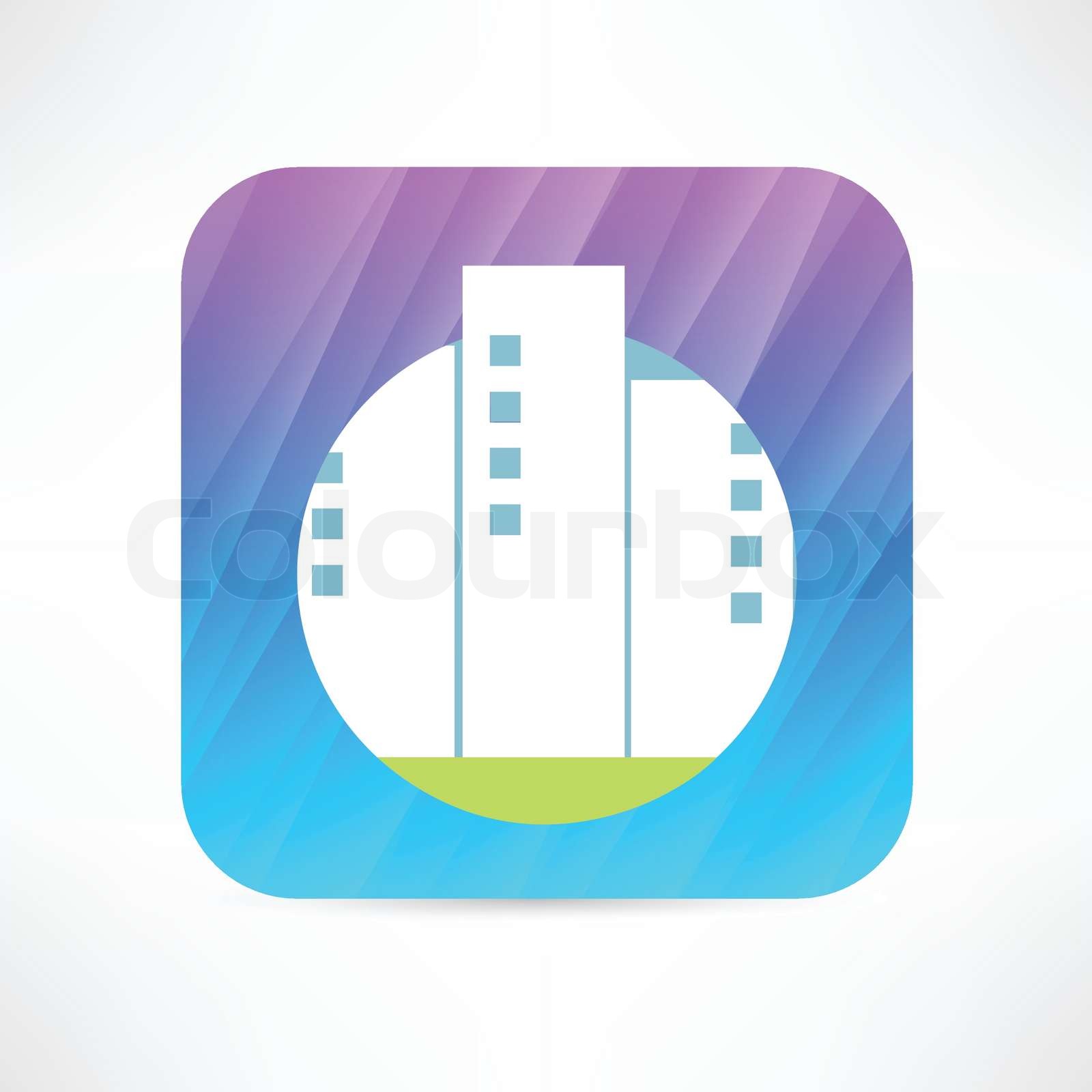 big city icon | Stock vector | Colourbox