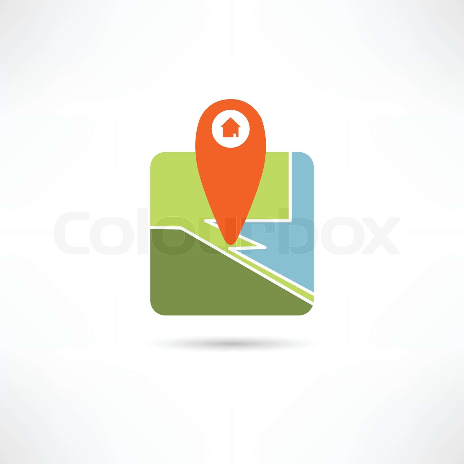 gps mark icon | Stock vector | Colourbox