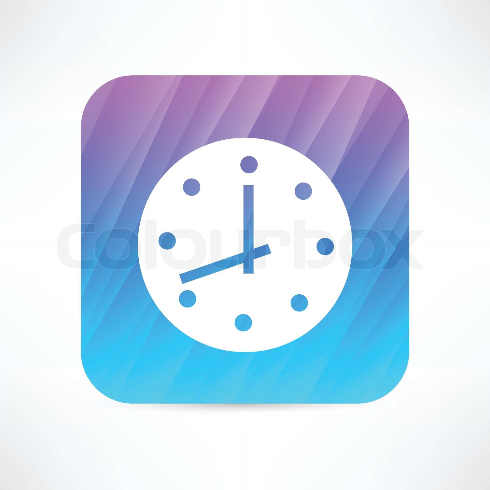 clocks icon | Stock vector | Colourbox