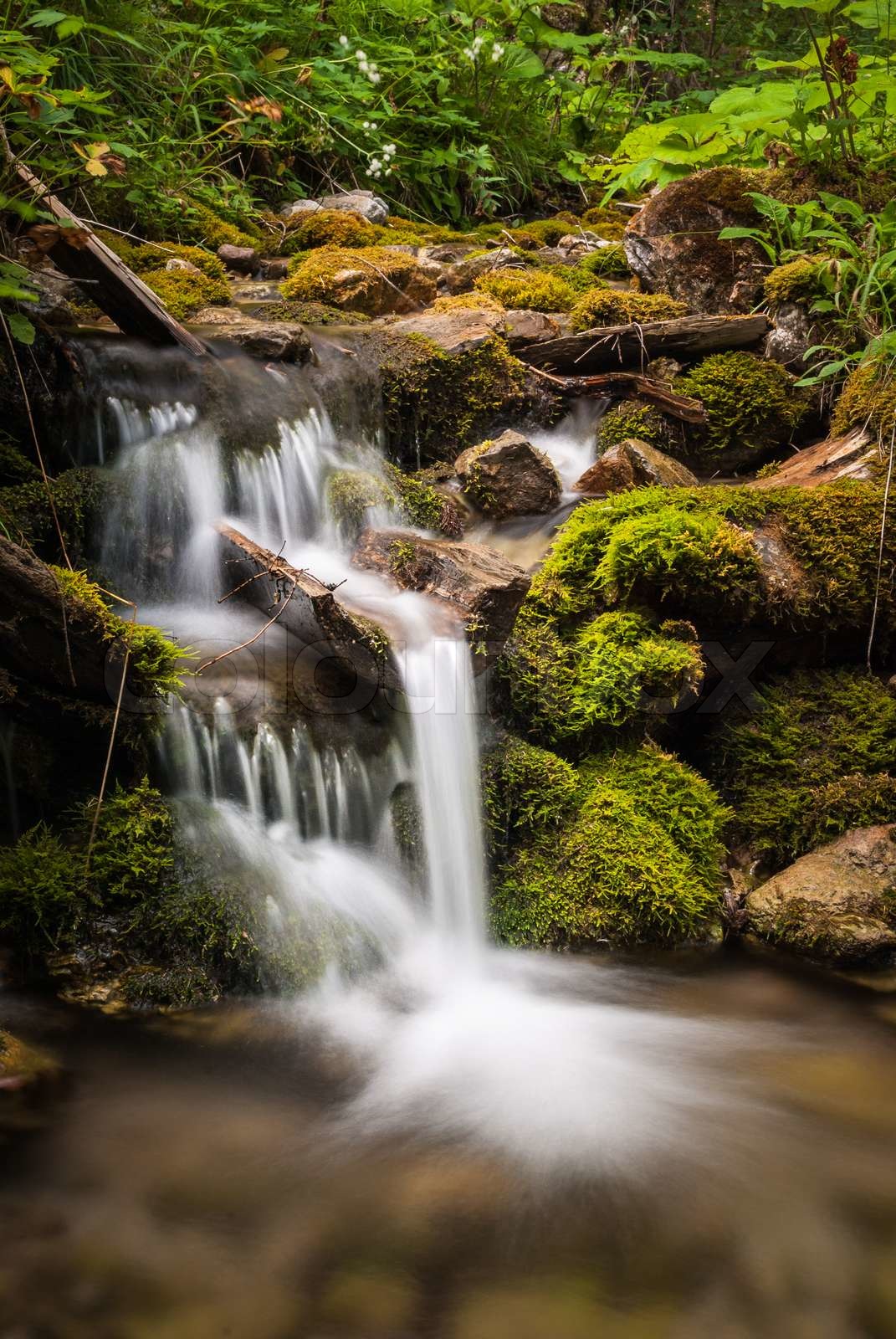 little waterfall | Stock image | Colourbox