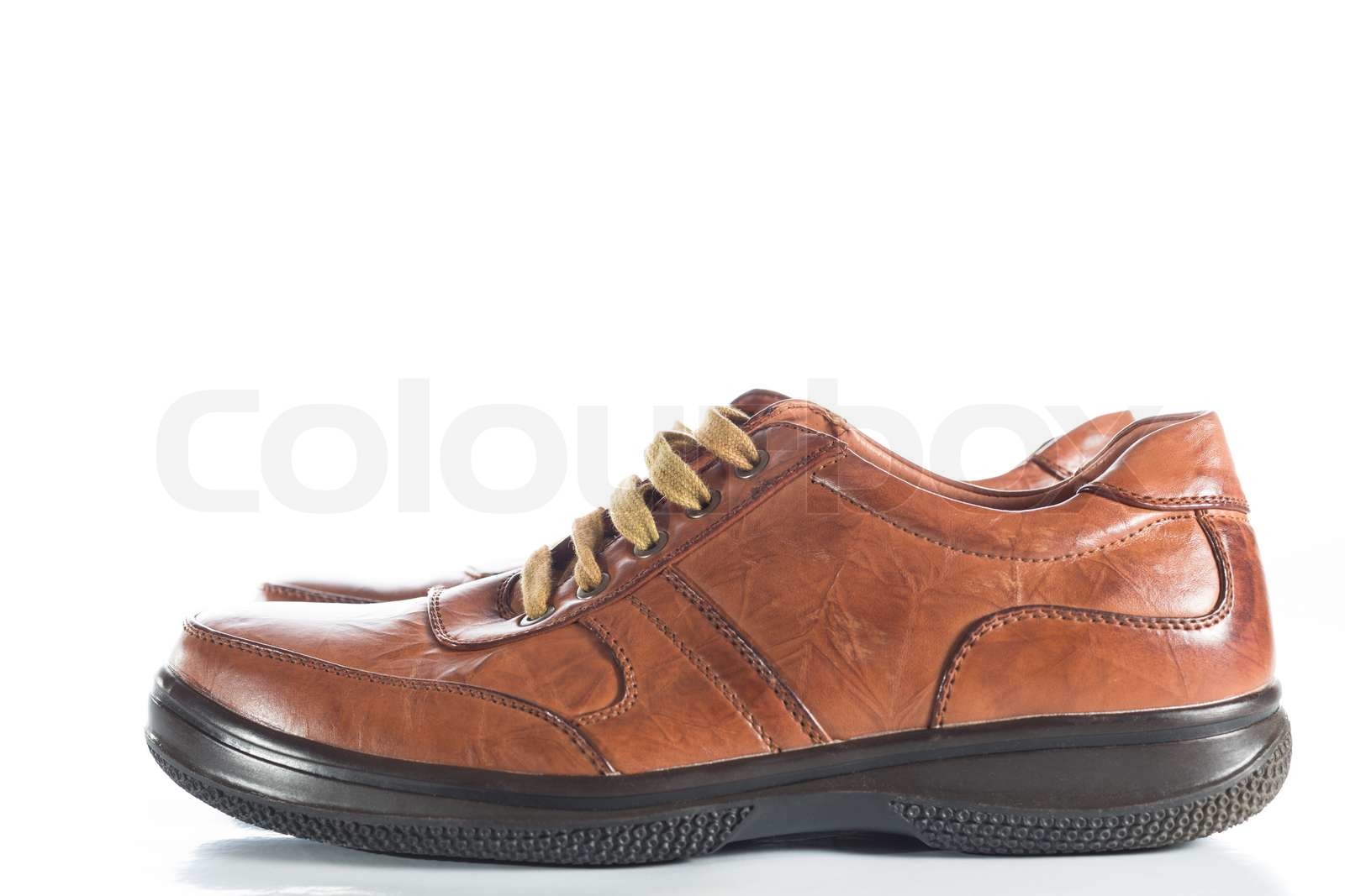 Brown Shoe | Stock image | Colourbox