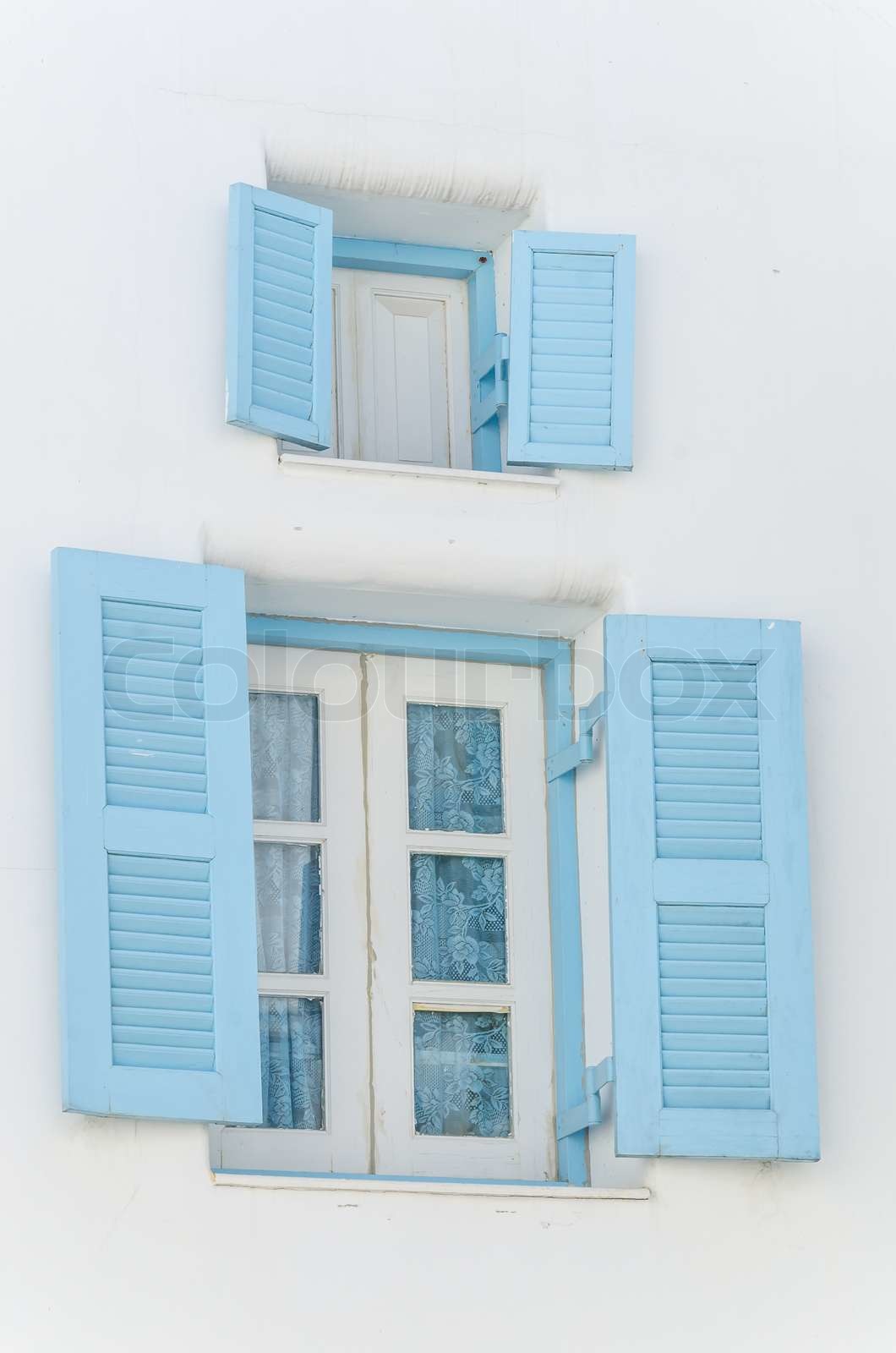 Greece window santorini style | Stock image | Colourbox