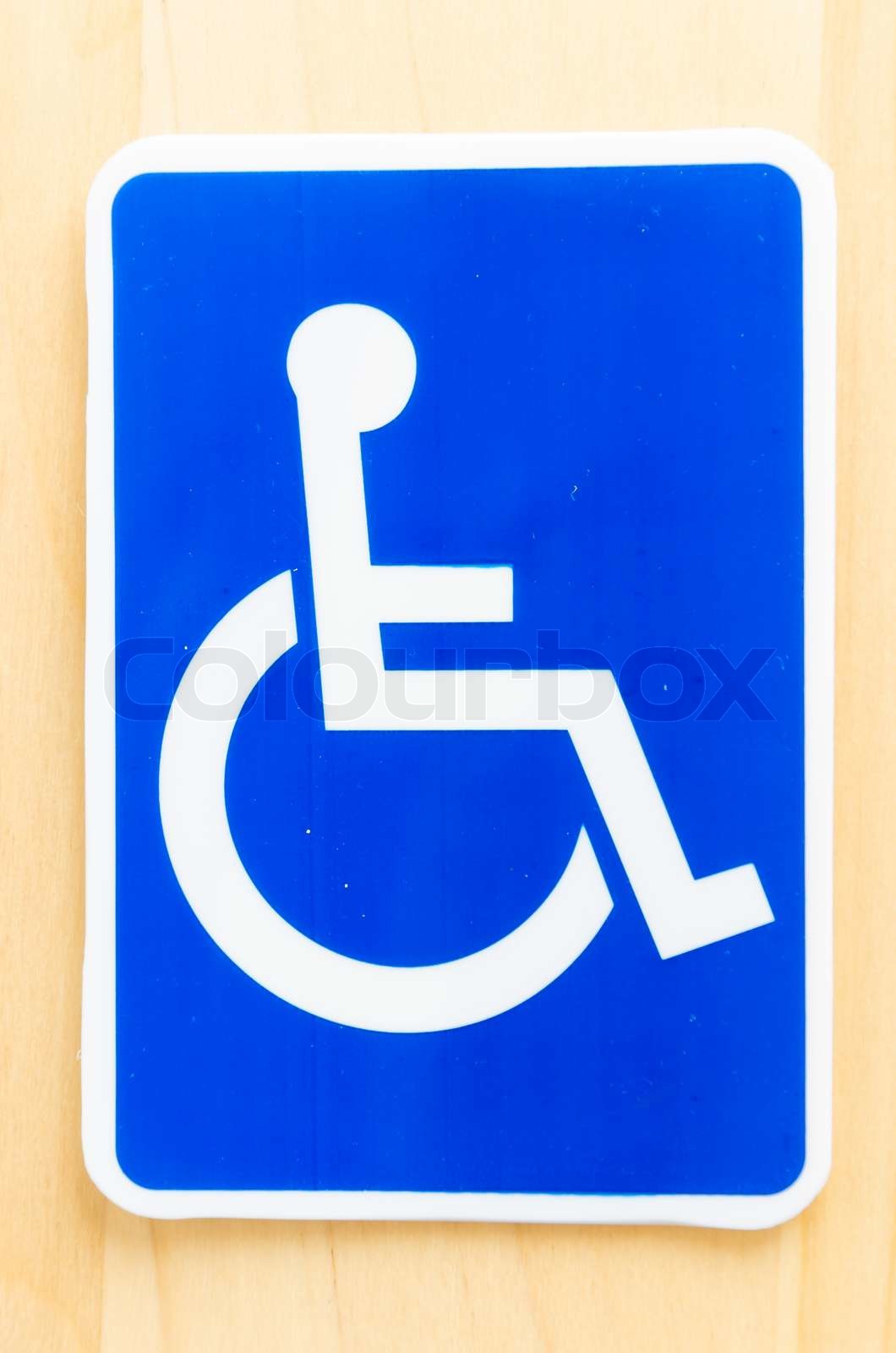 cripple sign | Stock image | Colourbox