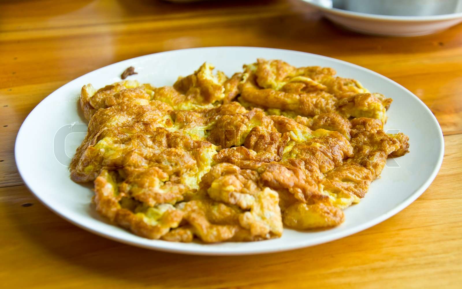 Fried omlette egg | Stock image | Colourbox