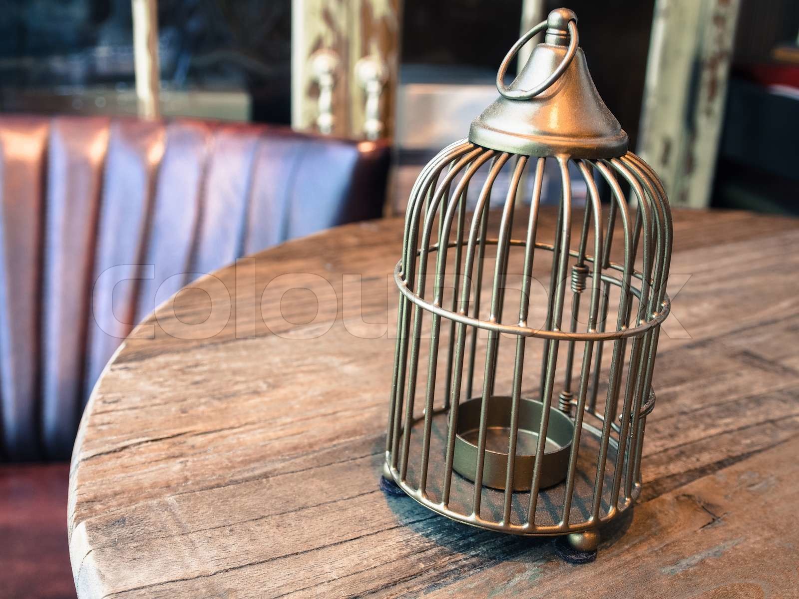 cage candle holder | Stock image | Colourbox