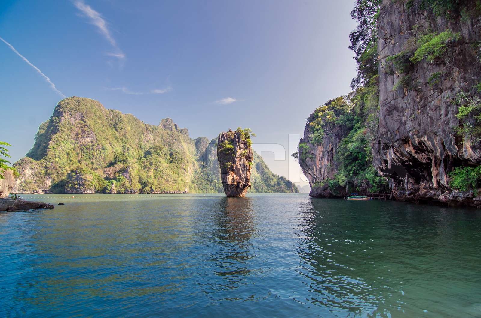 James Bond island geology rock formation | Stock image | Colourbox