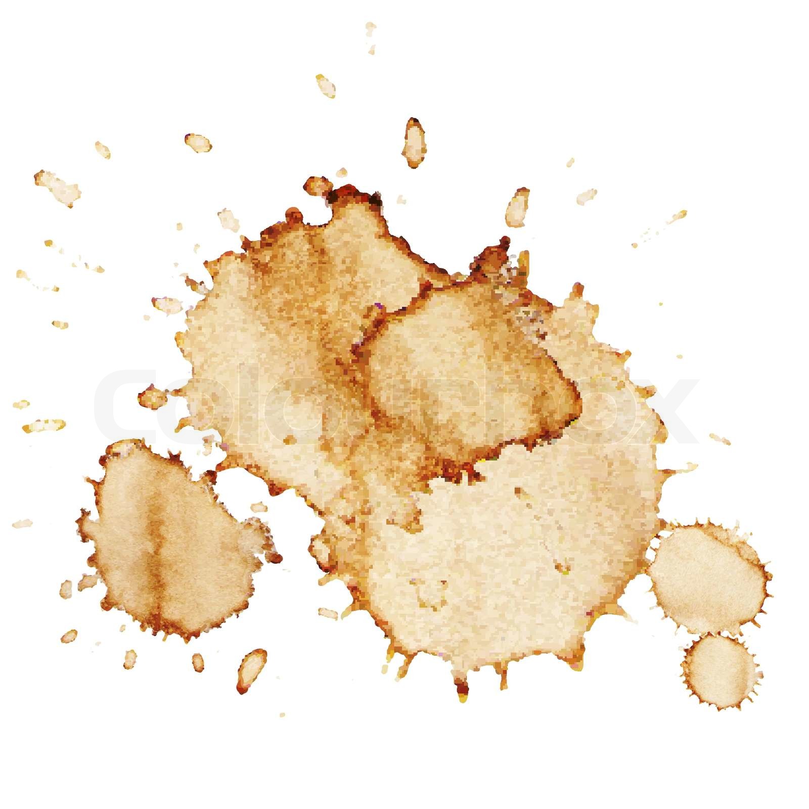 Vector Coffee Stains | Stock vector | Colourbox