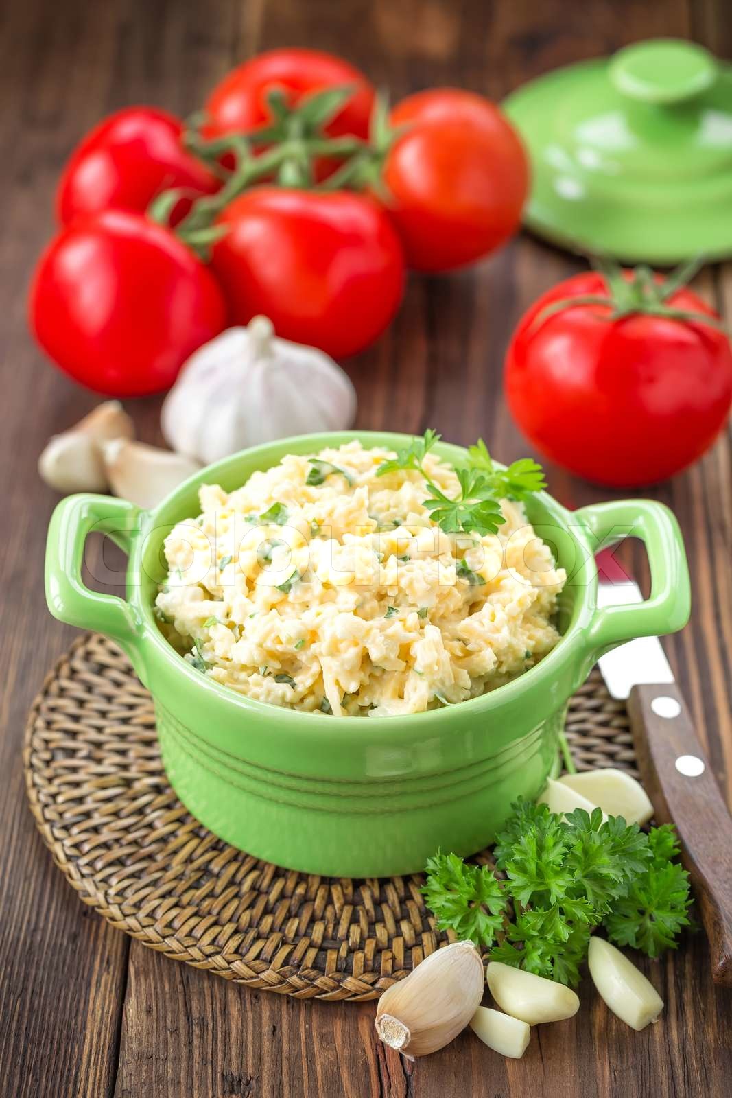 Cheese salad | Stock image | Colourbox