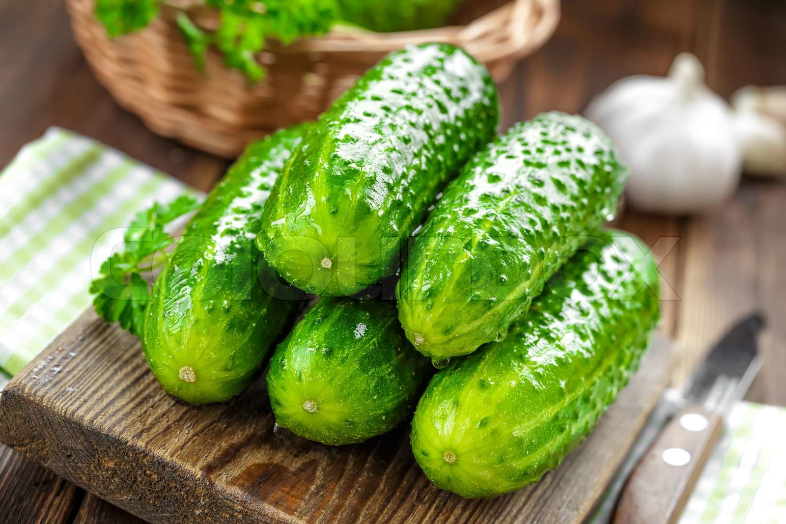 Cucumbers | Stock image | Colourbox