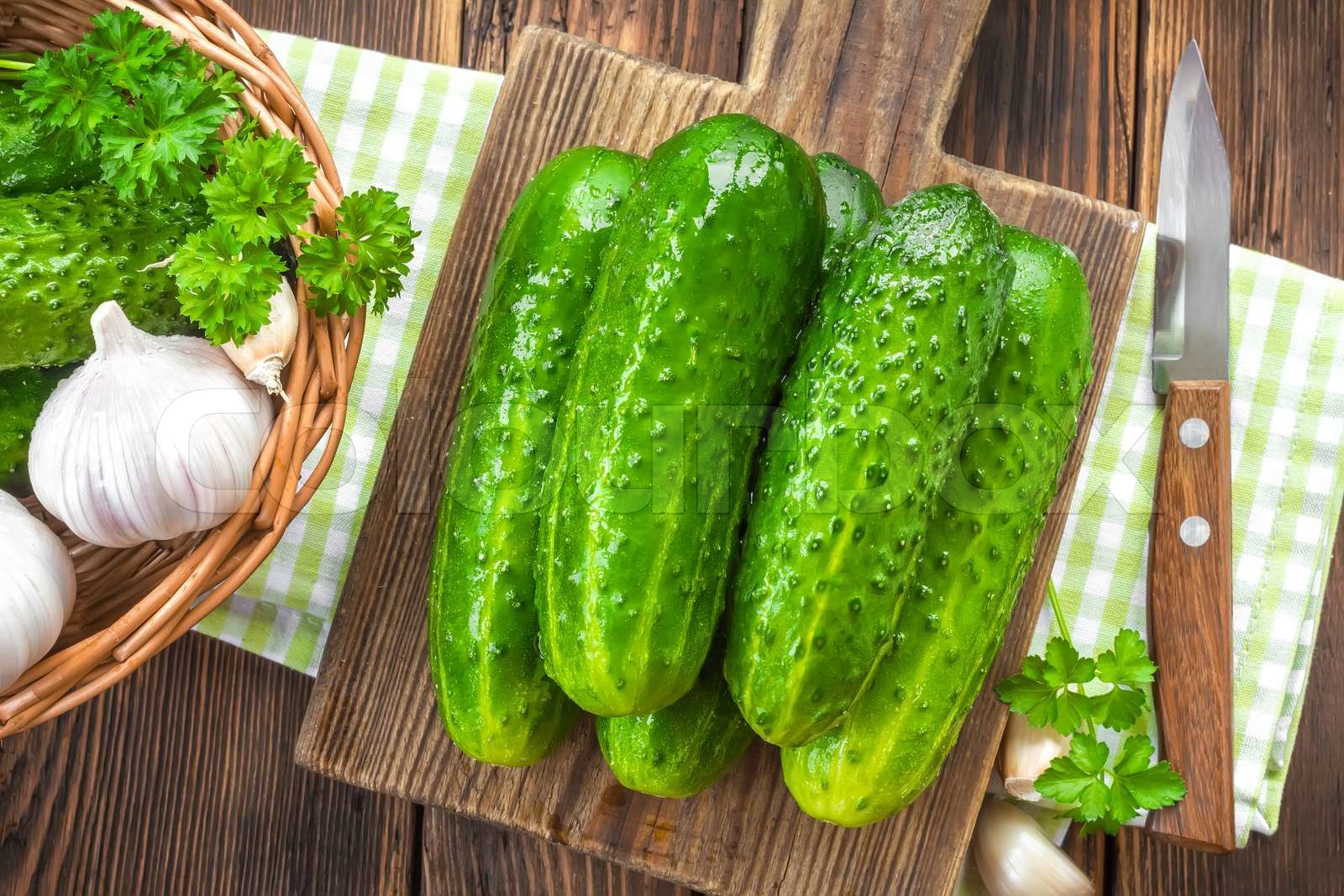 Cucumbers | Stock image | Colourbox