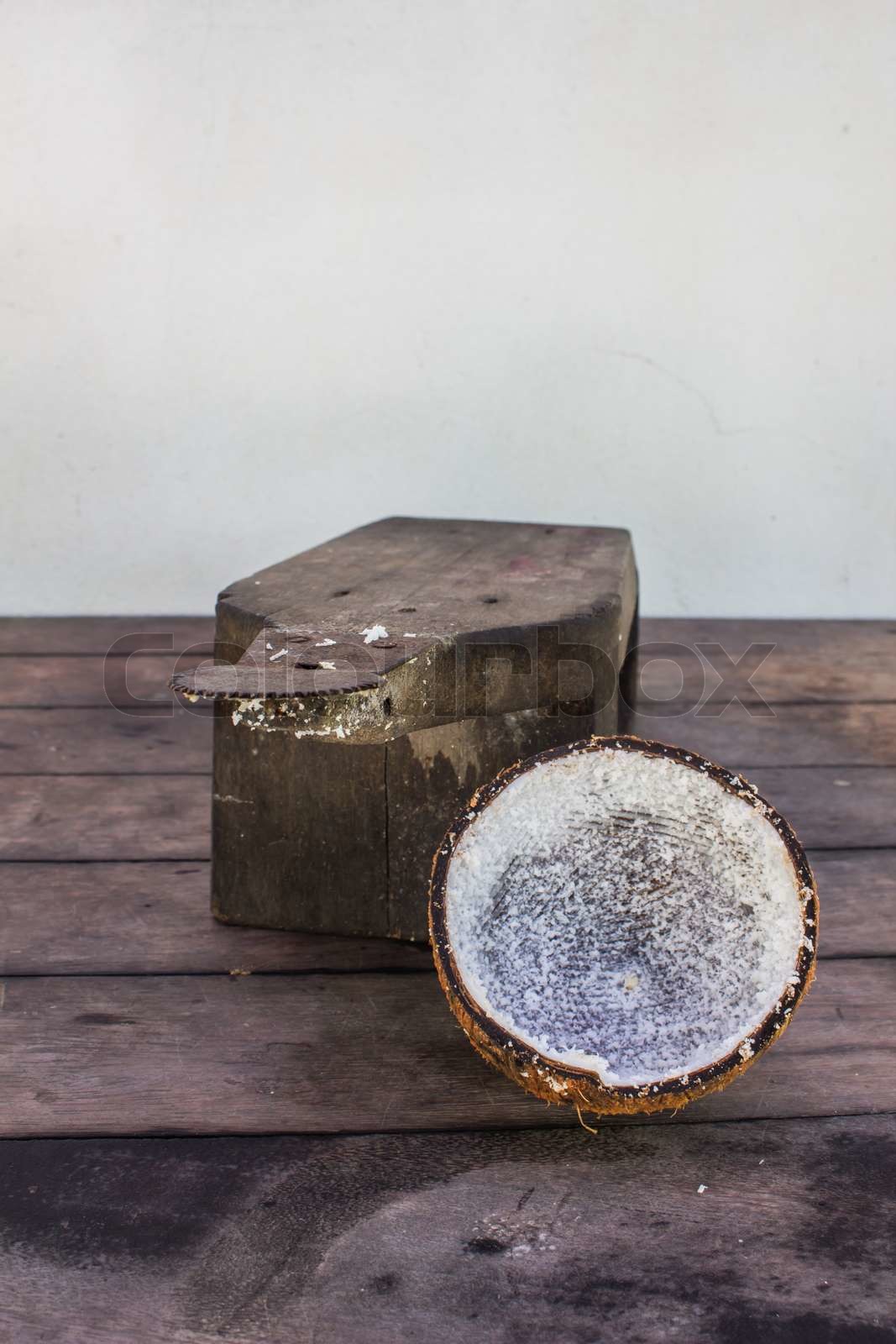 handmade fresh coconut | Stock image | Colourbox