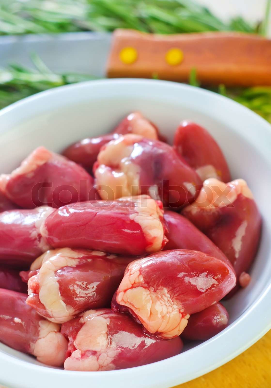 chicken hearts | Stock image | Colourbox
