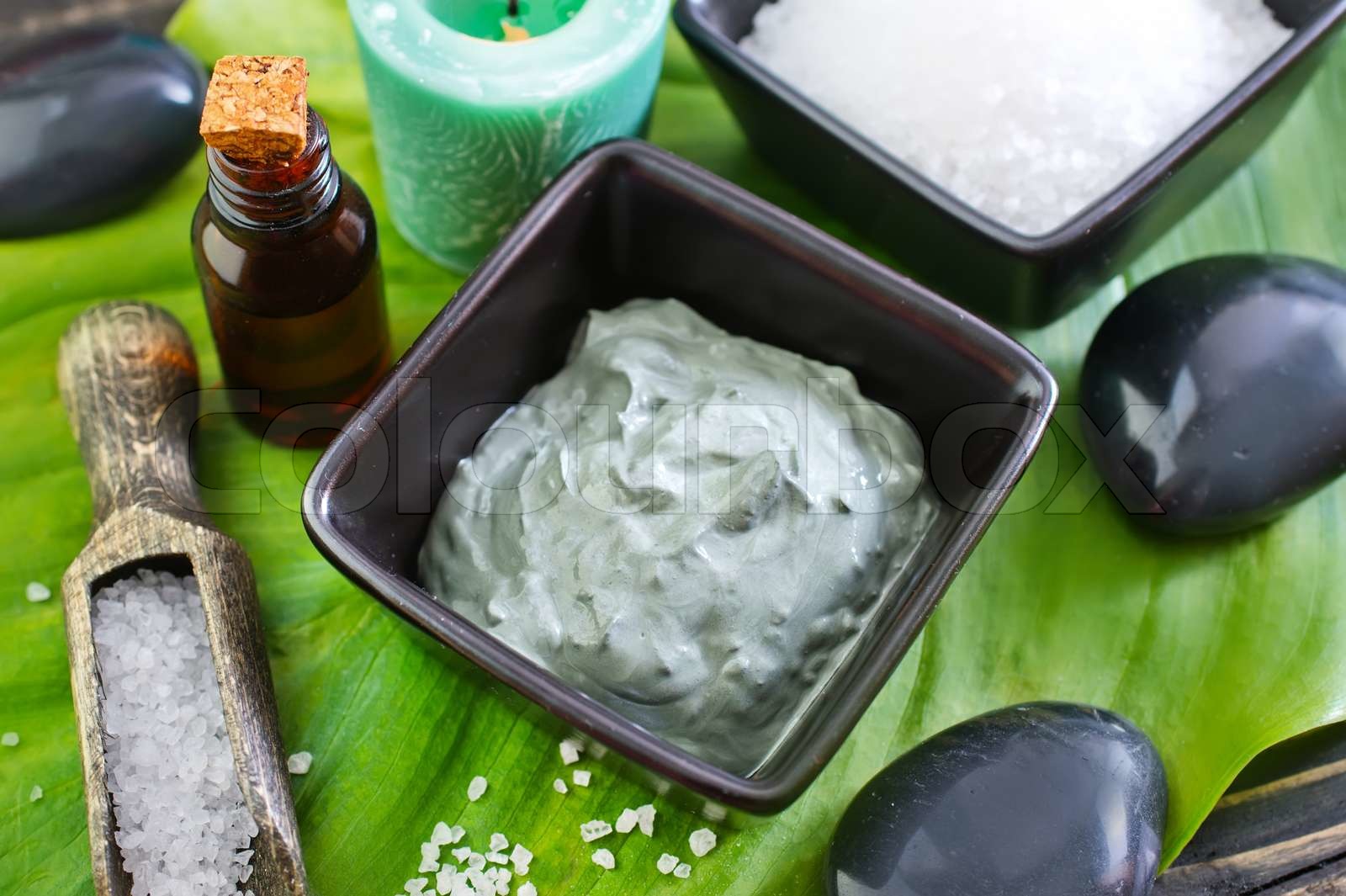 clay and sea salt | Stock image | Colourbox