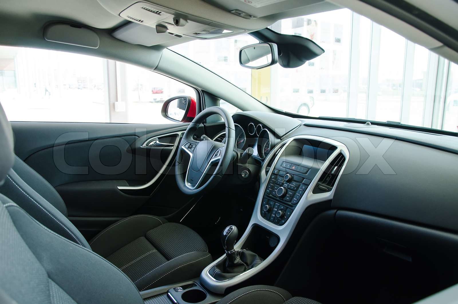 Interior of a modern new car. | Stock image | Colourbox