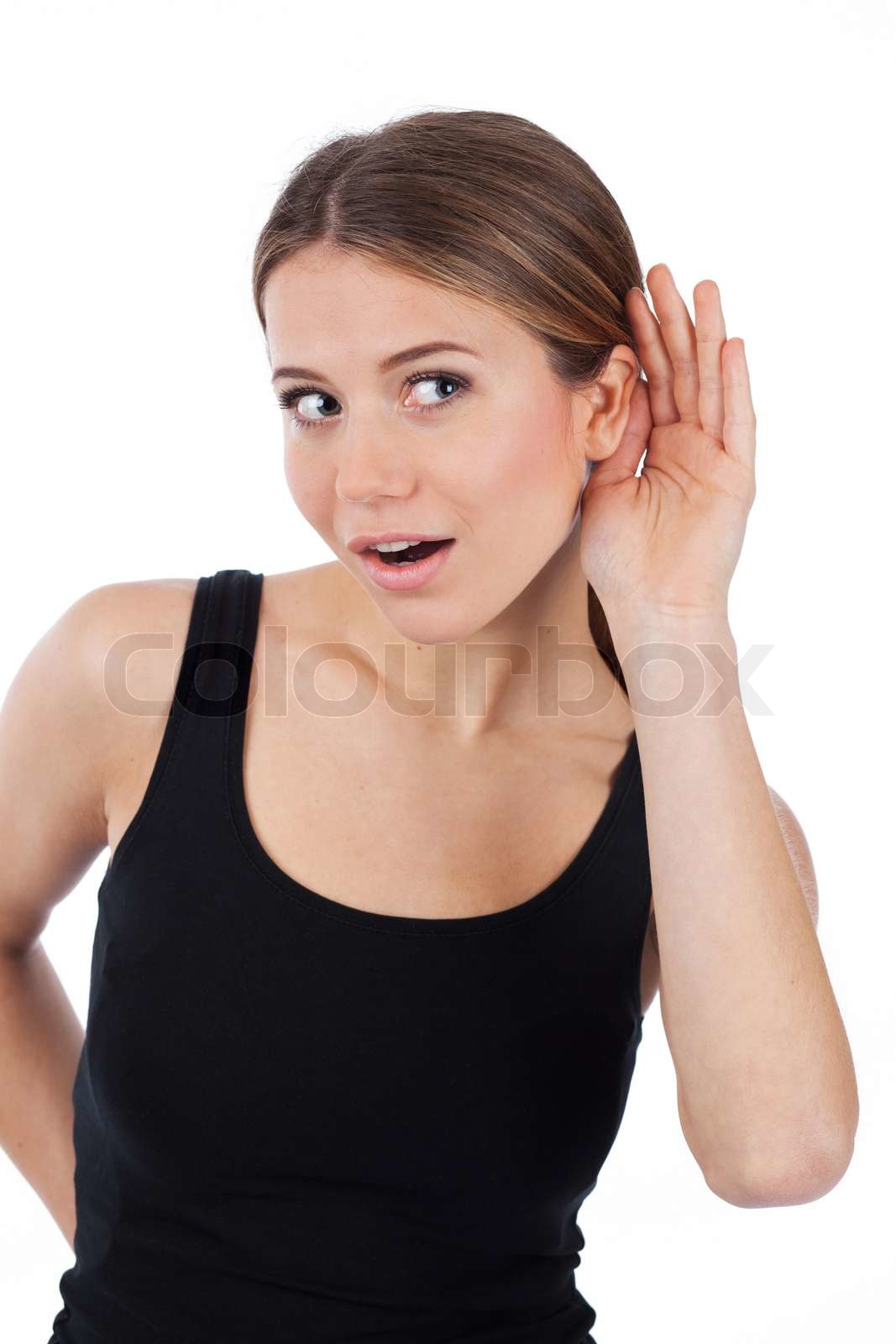 I can hear you! | Stock image | Colourbox