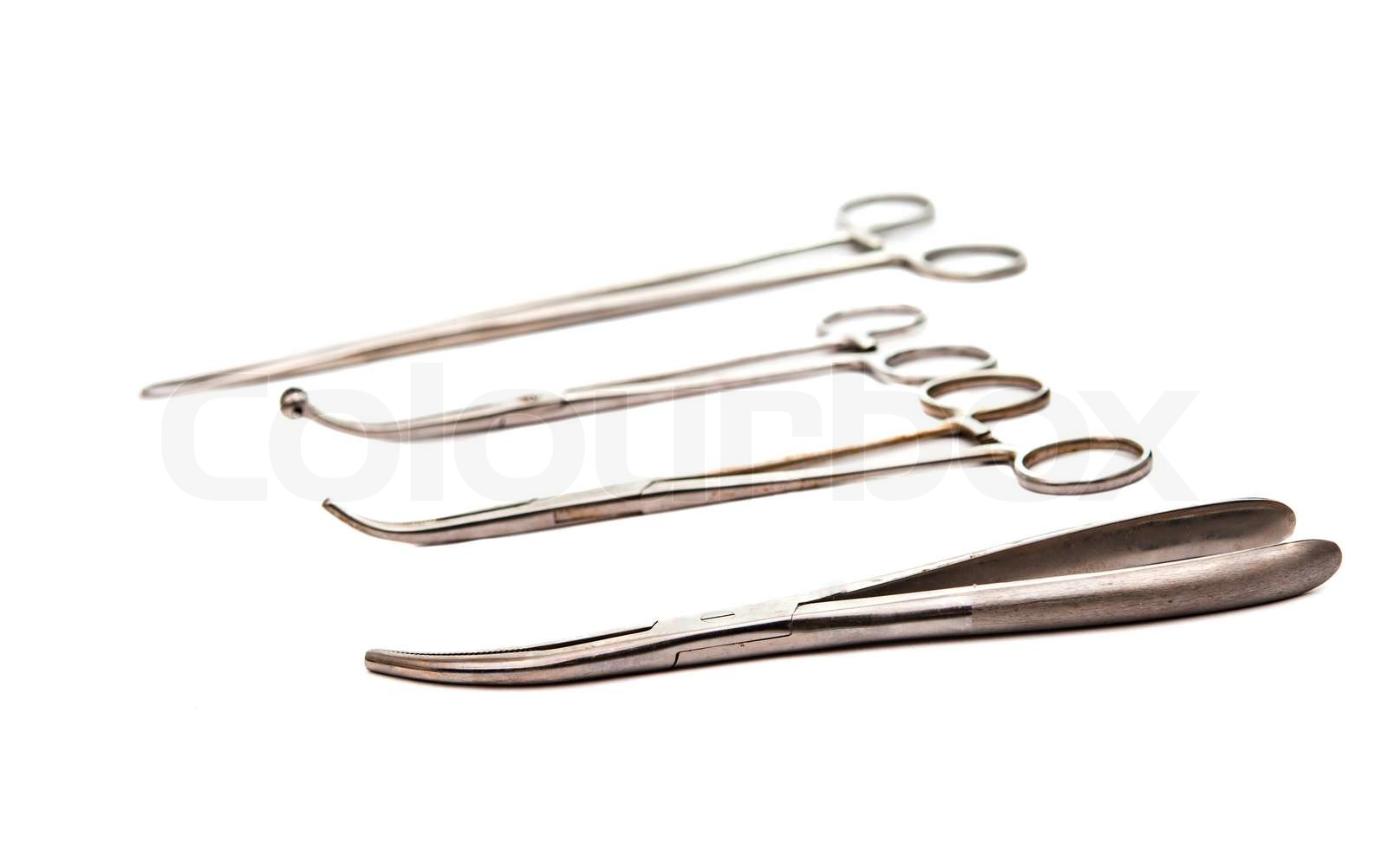 Surgical Operating tool isolated | Stock image | Colourbox