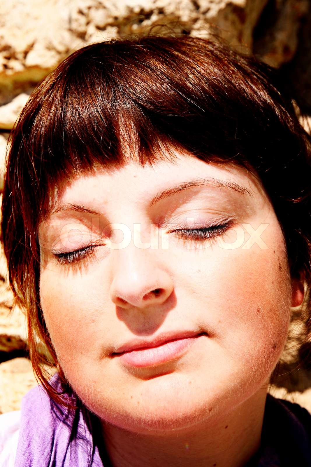 Woman face | Stock image | Colourbox