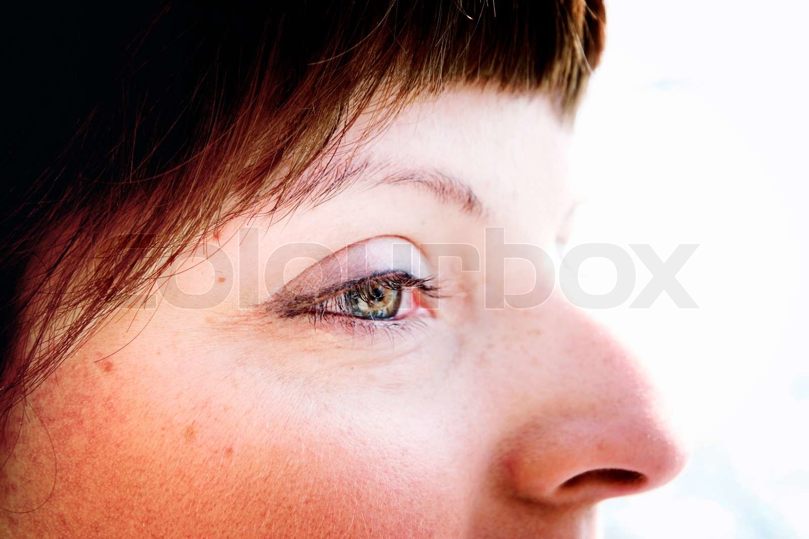 Woman face | Stock image | Colourbox