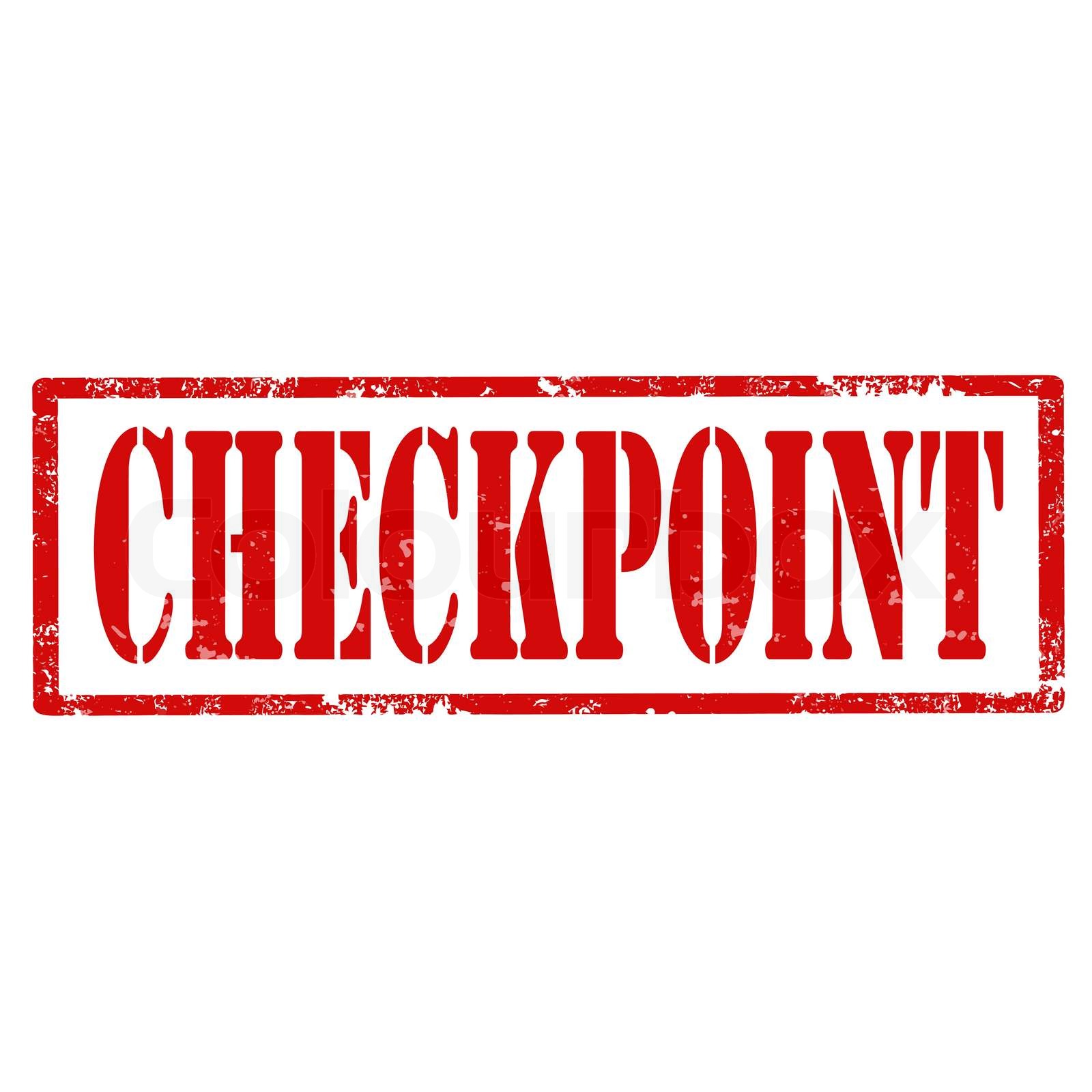 Checkpoint-stamp | Stock vector | Colourbox