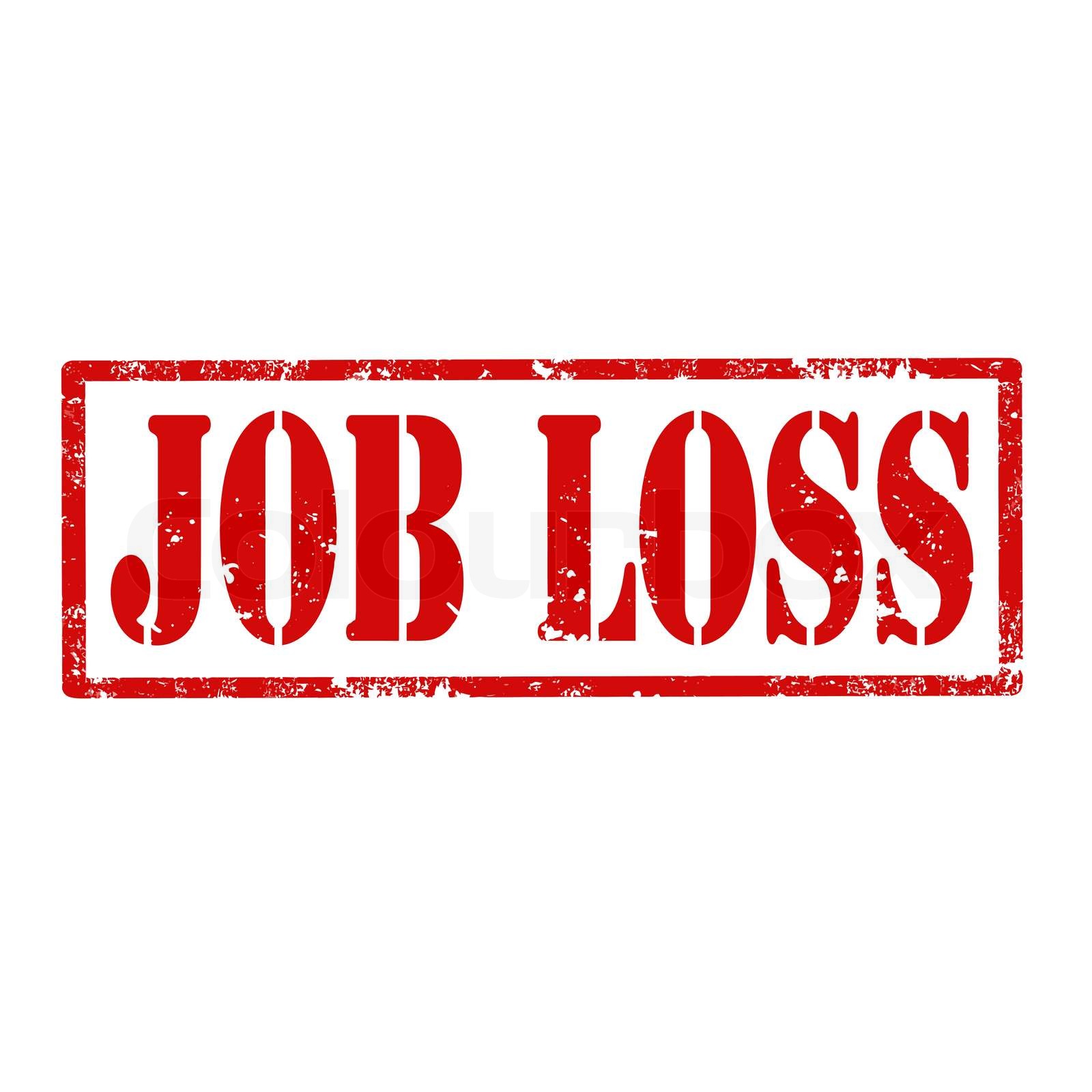 Job Loss-stamp | Stock vector | Colourbox