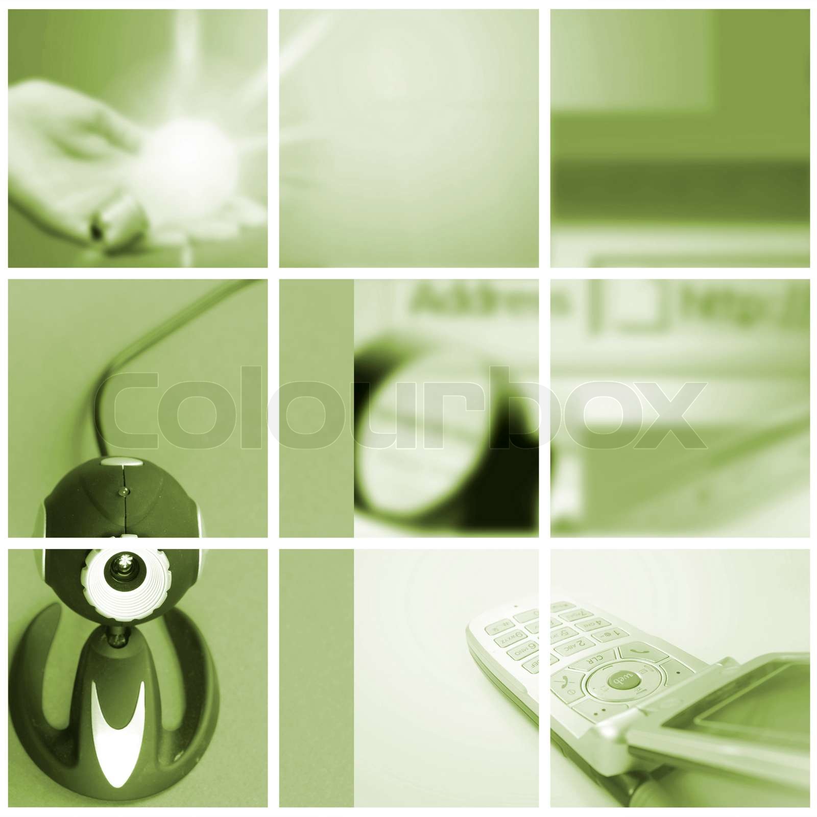 Colorful communication collage. | Stock image | Colourbox