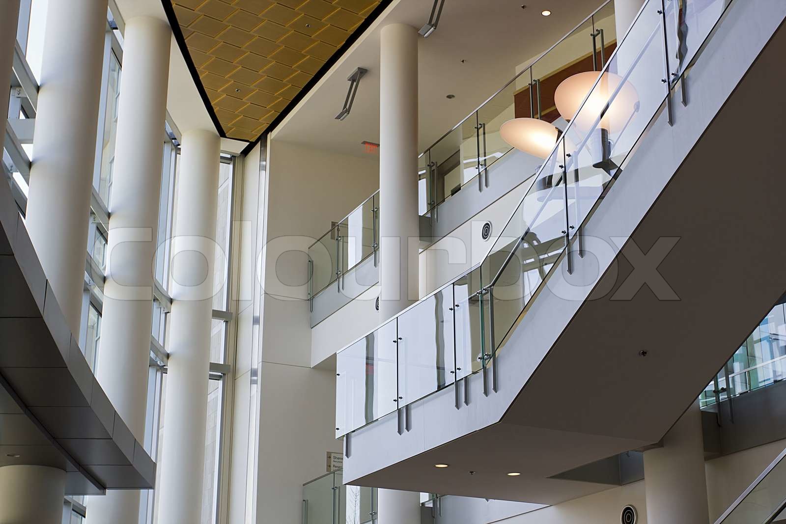 Foyer of an office building | Stock image | Colourbox