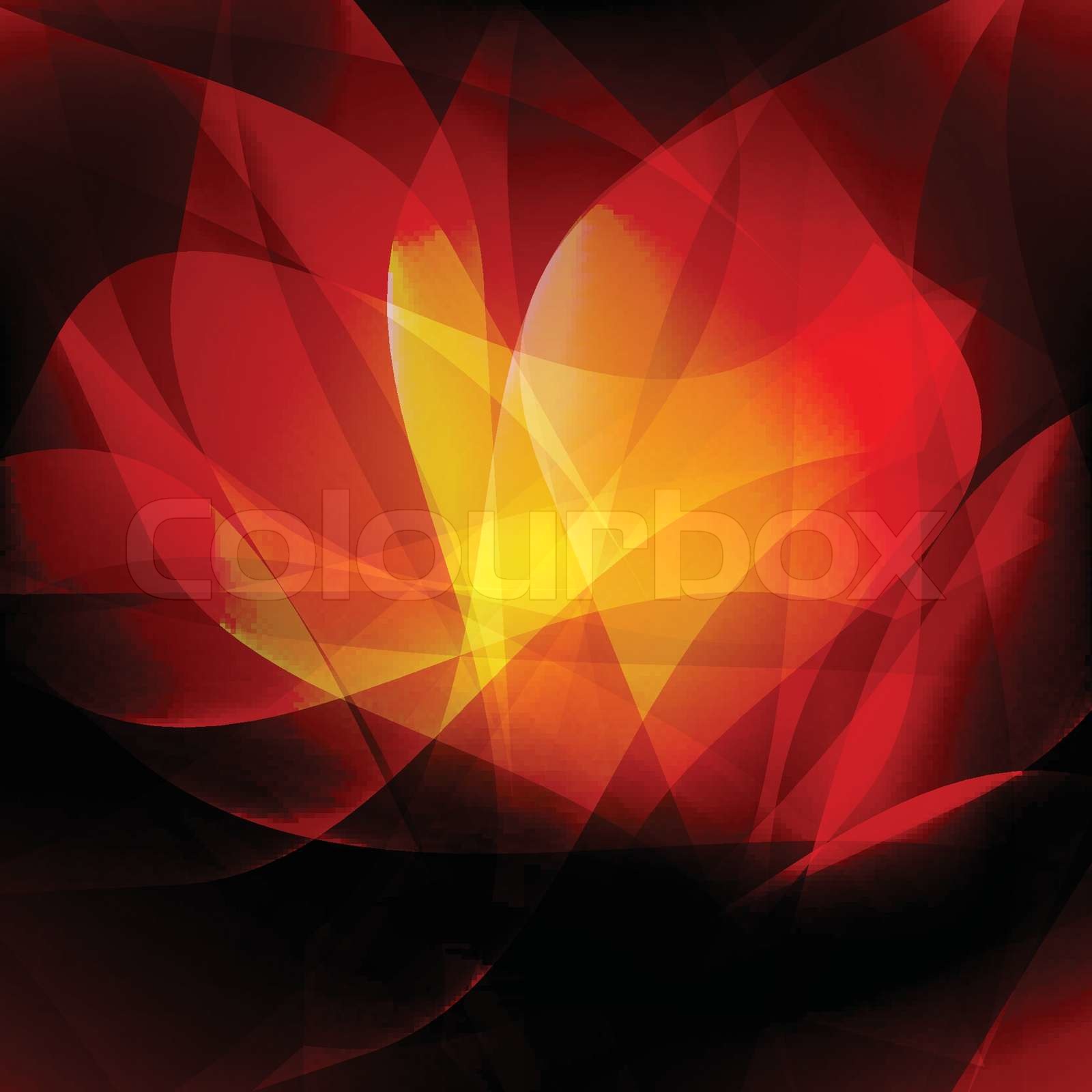abstract fire wallpaper | Stock vector | Colourbox