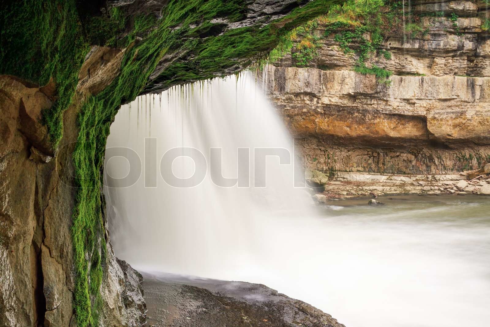 Waterfall Ledges | Stock image | Colourbox