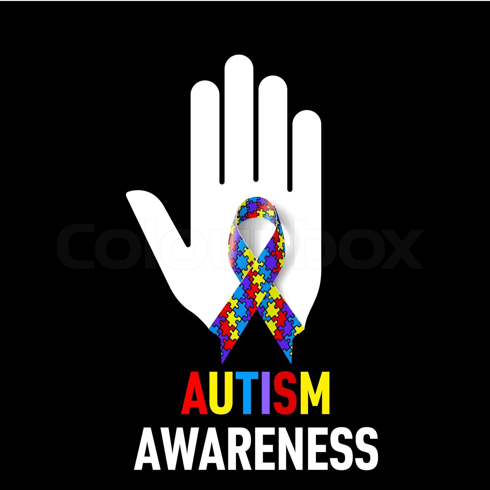 Autism Awareness sign | Stock vector | Colourbox