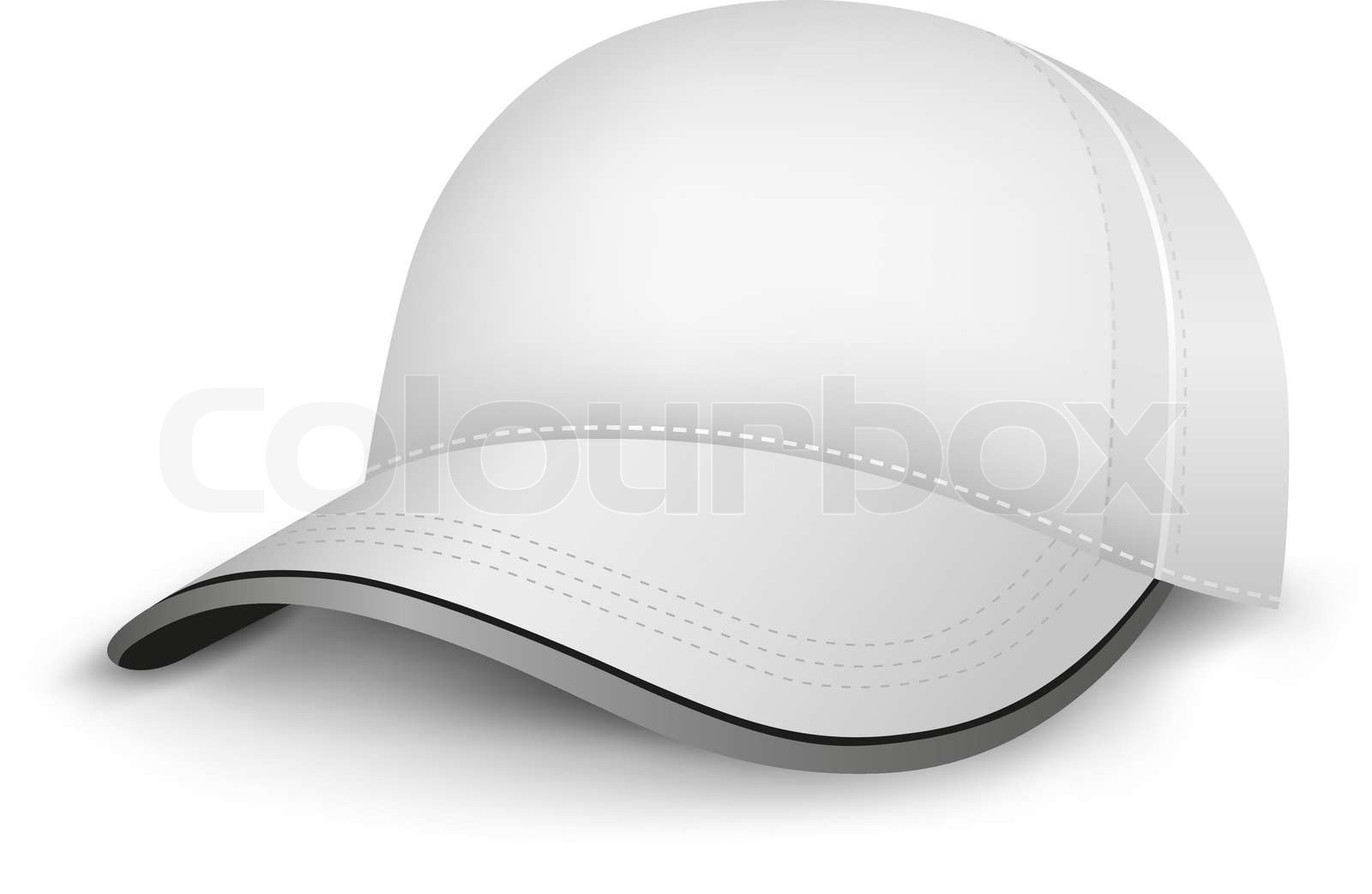 white cap | Stock vector | Colourbox